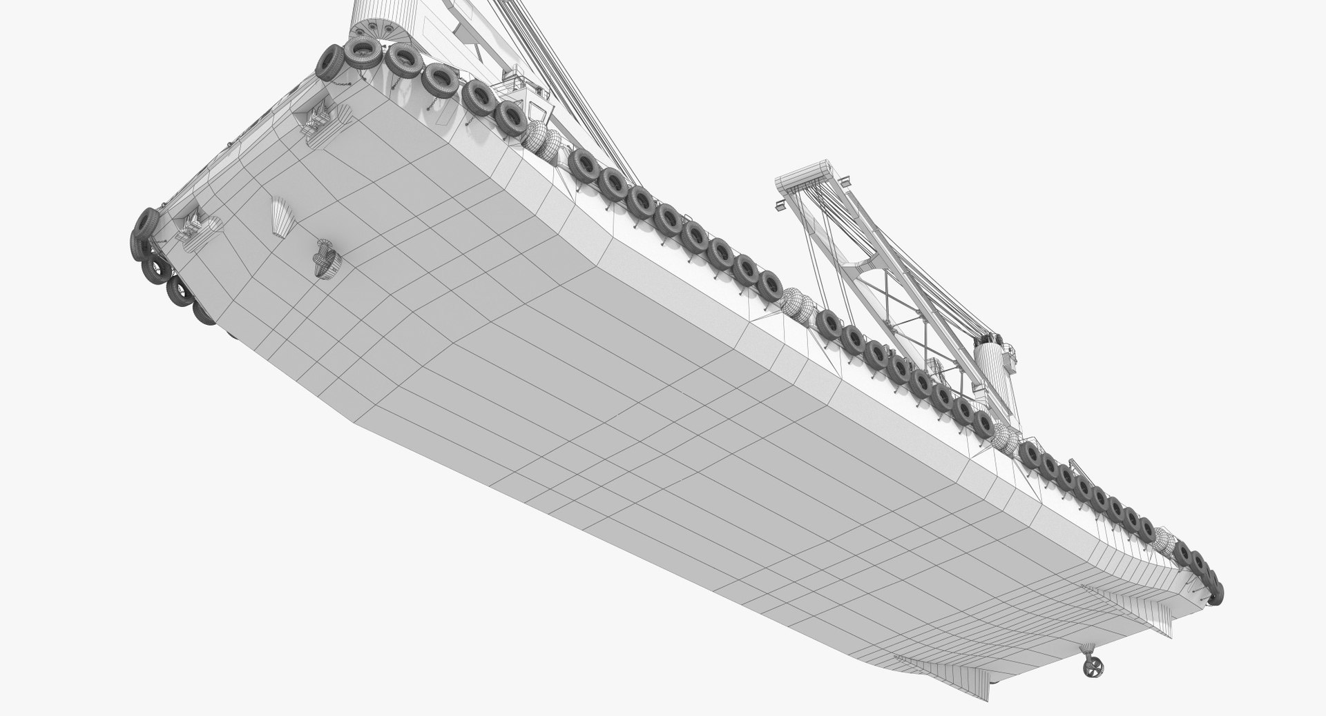 Cargo Ship Cranes 3D Model - TurboSquid 1345076