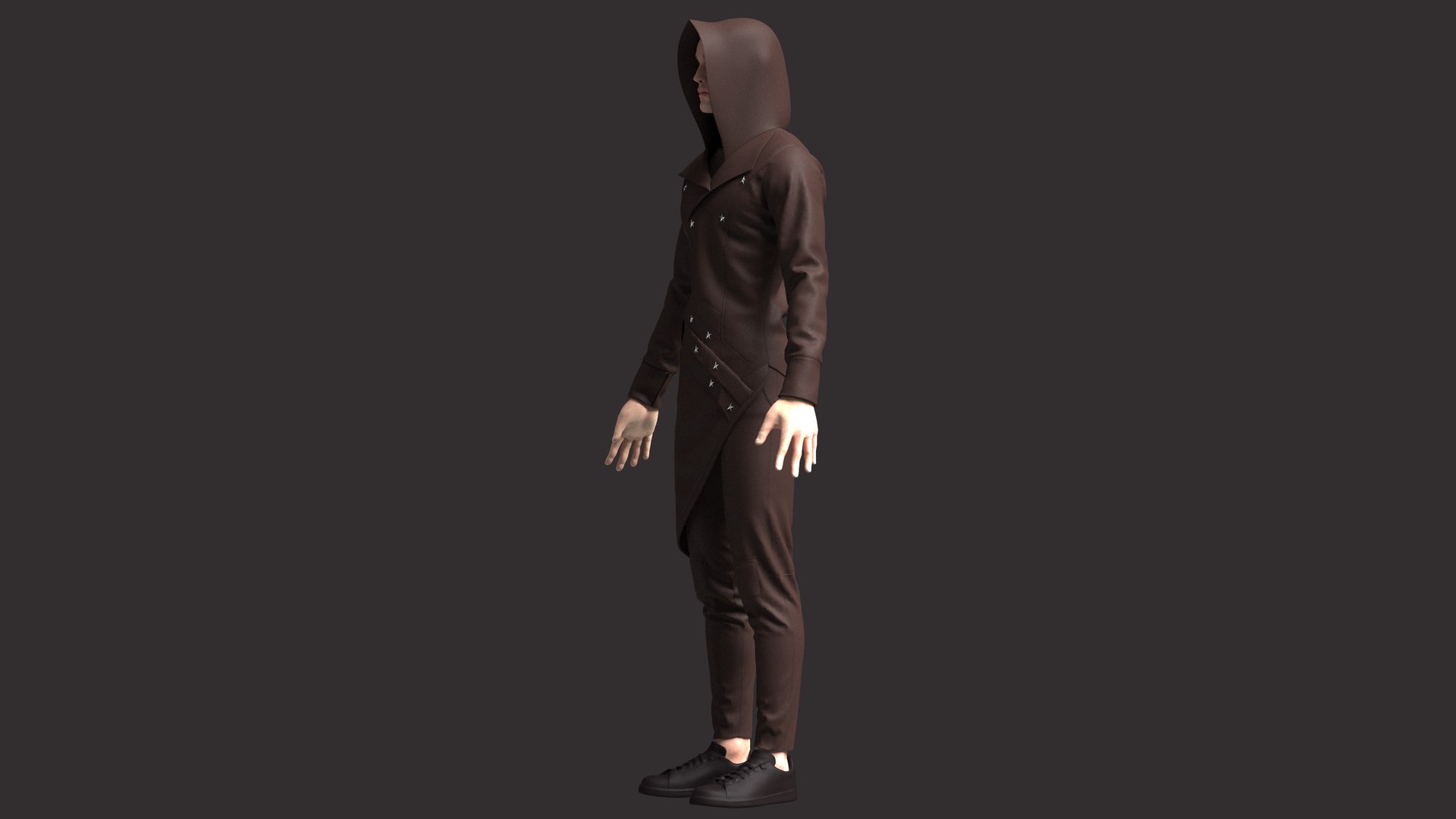 3D Men Assassin Outfit Model - TurboSquid 2396859