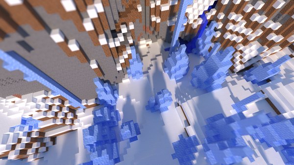 Minecraft Ice Spikes Biome Small 3D model - TurboSquid 1720632