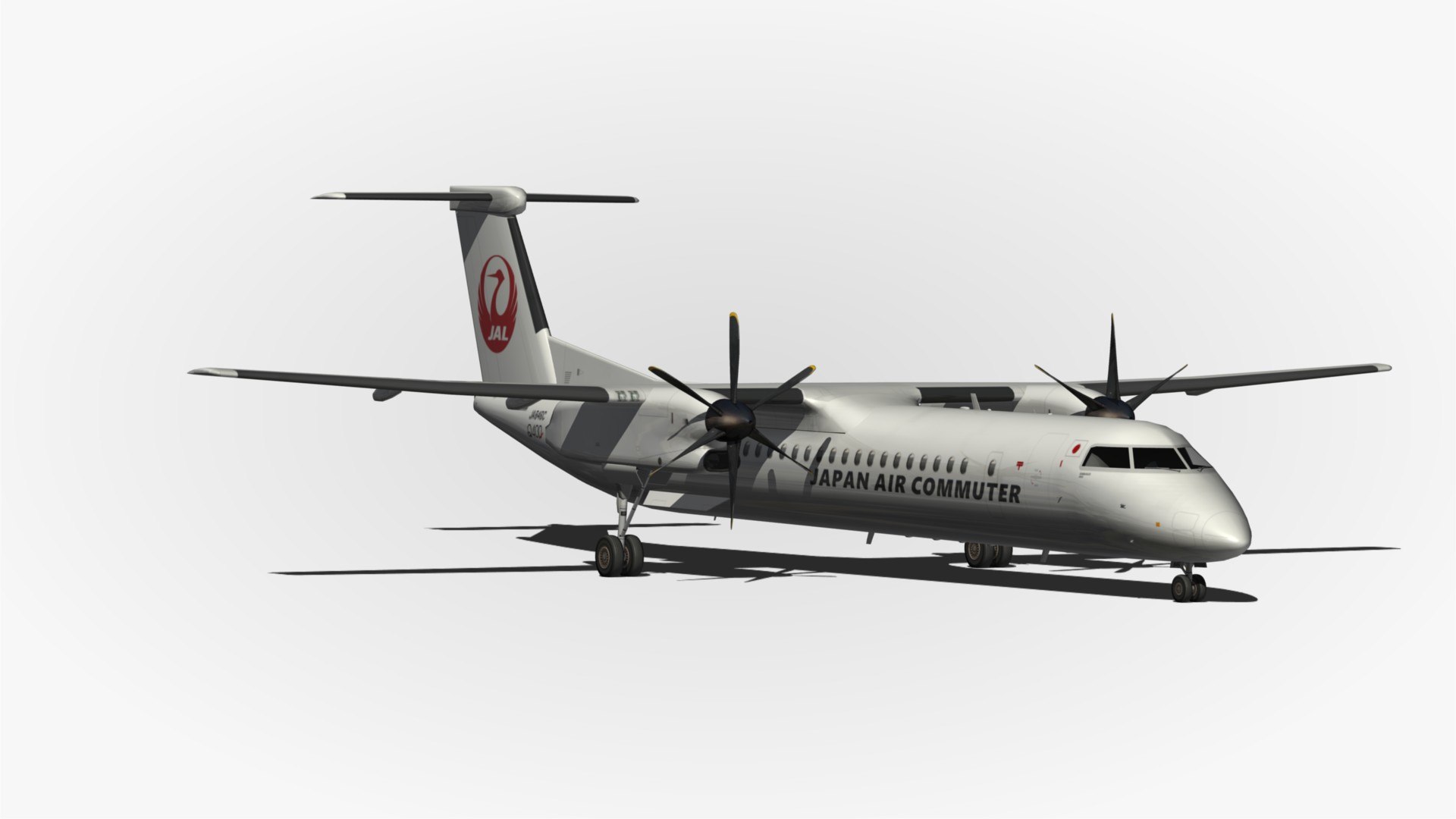 3d Bombardier Dash 8 Q400