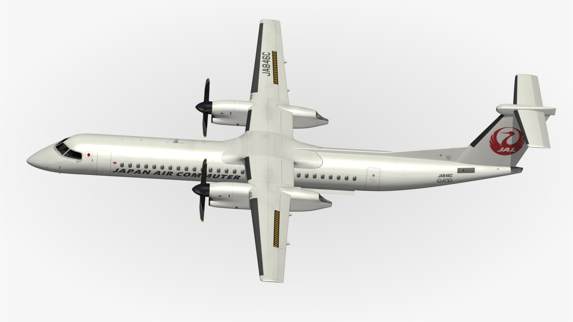 3d Bombardier Dash 8 Q400