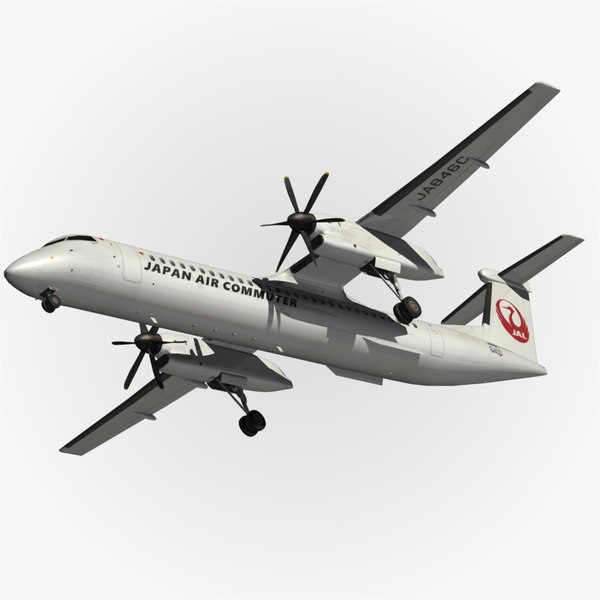 3d bombardier dash 8 q400