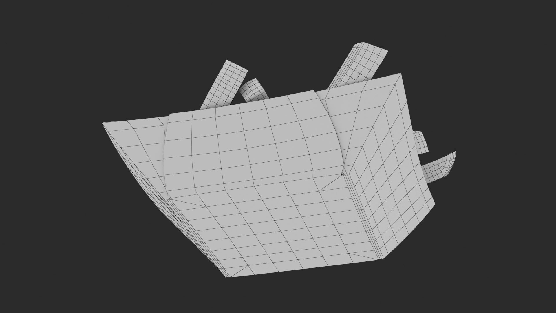 3D French Fries Paper Tray - TurboSquid 2152143
