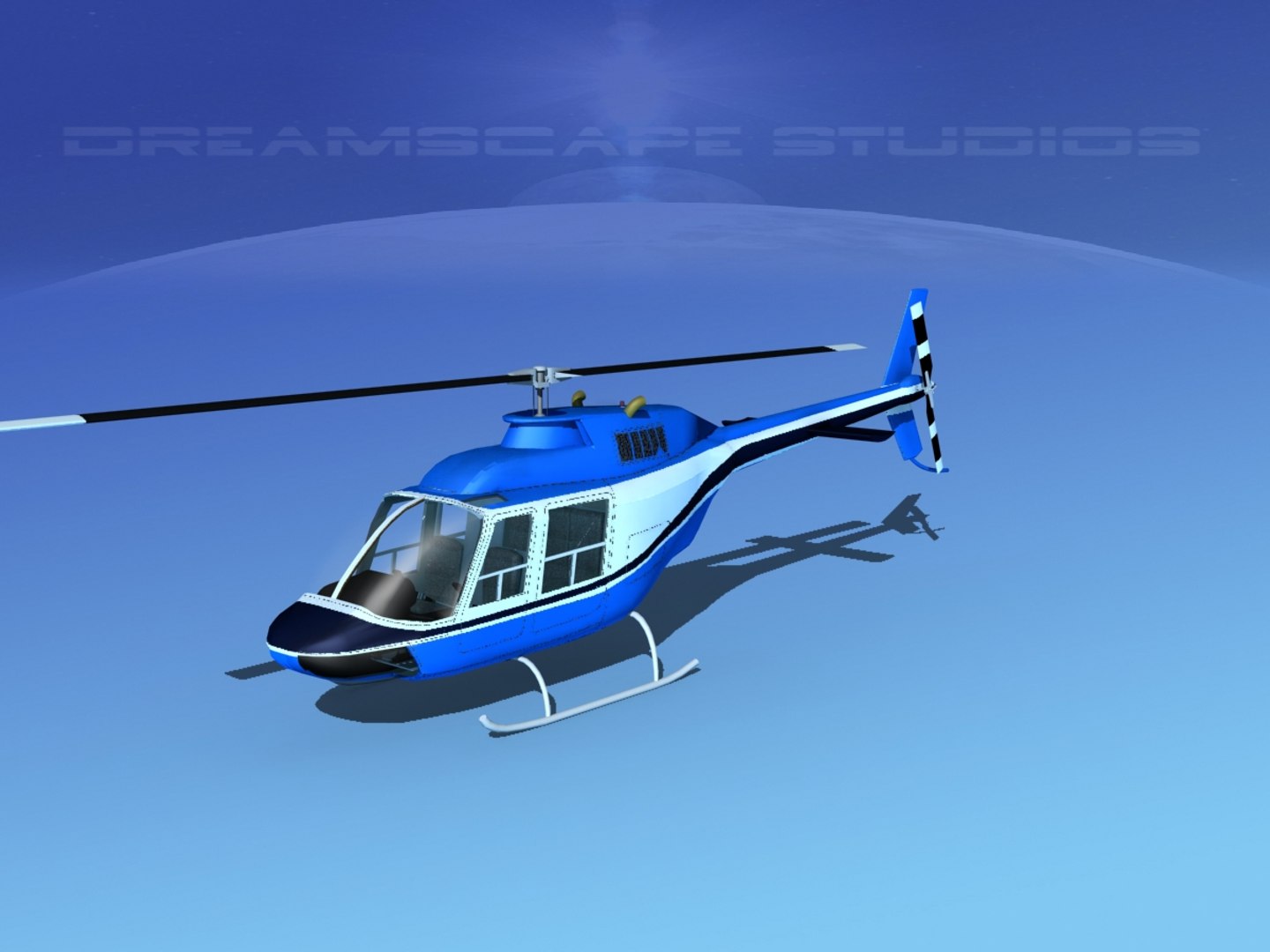 3D Rotor Bell 206 Model - TurboSquid 1218960