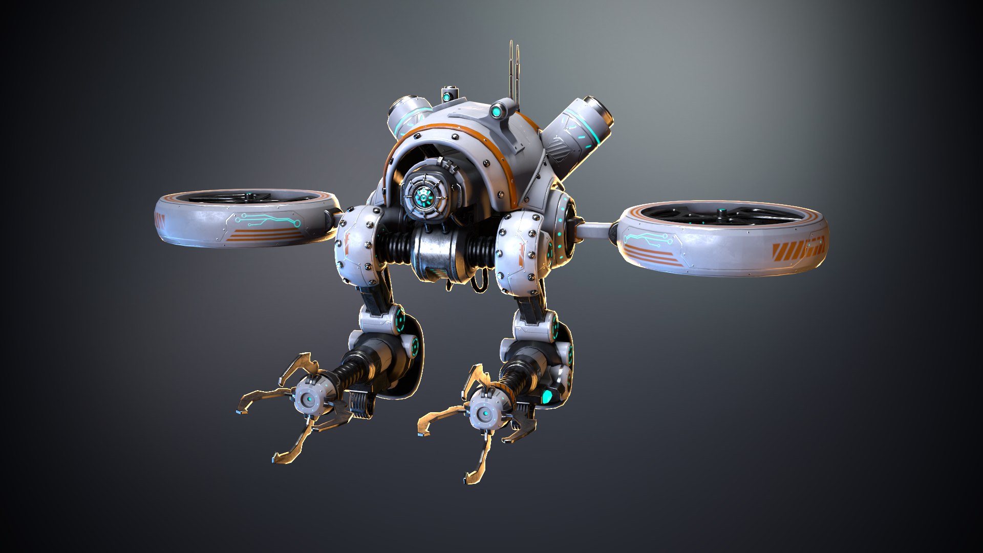 Sci-fi Drone 01 3D model - TurboSquid 2081173