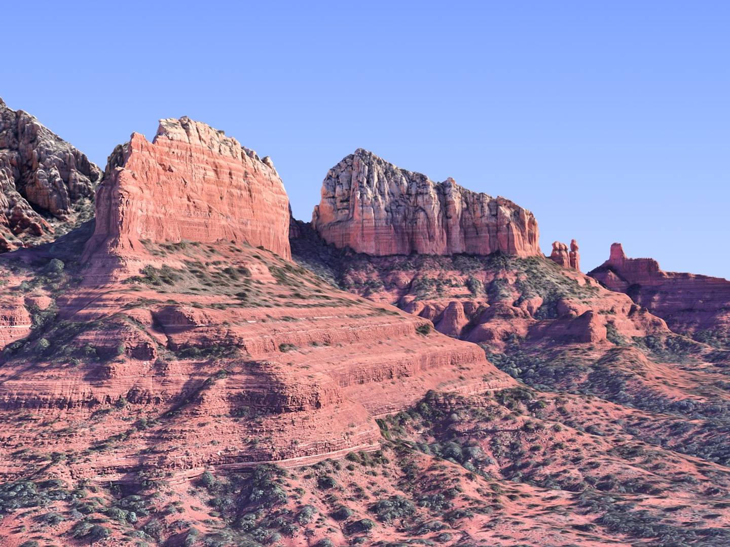 Nature Arizona Mountains Hd 3D Model - TurboSquid 1339664