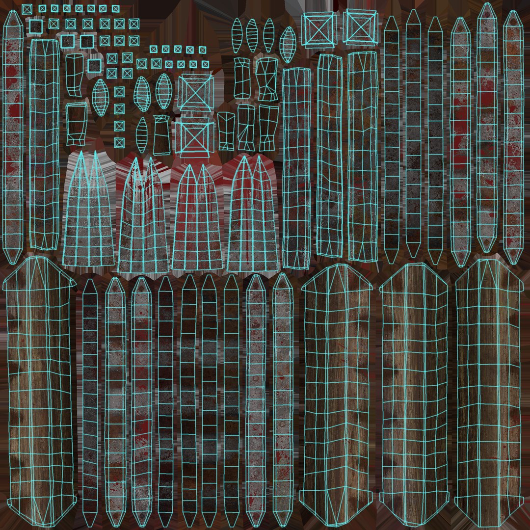 3D Dungeon Floor Tiles And Traps Model - TurboSquid 2061160