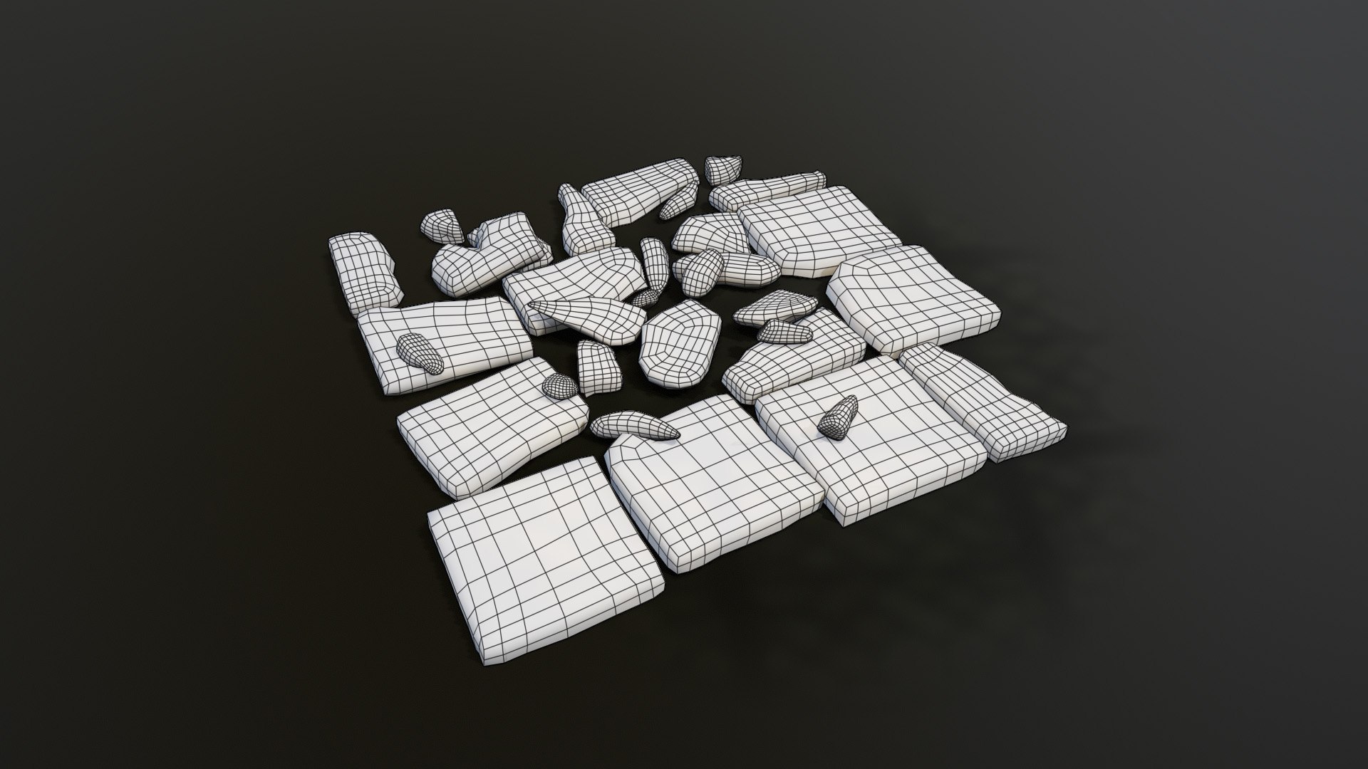 3D Dungeon Floor Tiles And Traps Model - TurboSquid 2061160