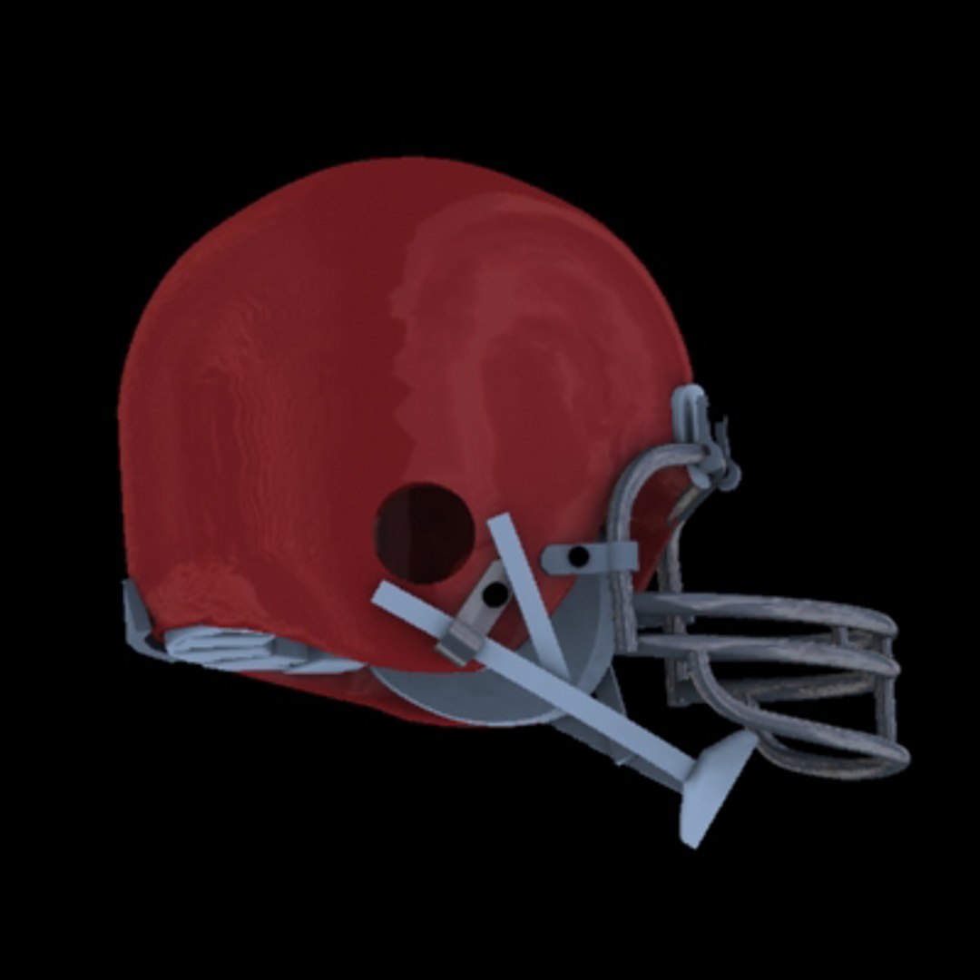 3ds Max Football Helmet