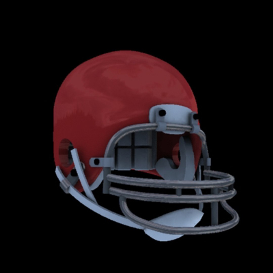 3ds Max Football Helmet