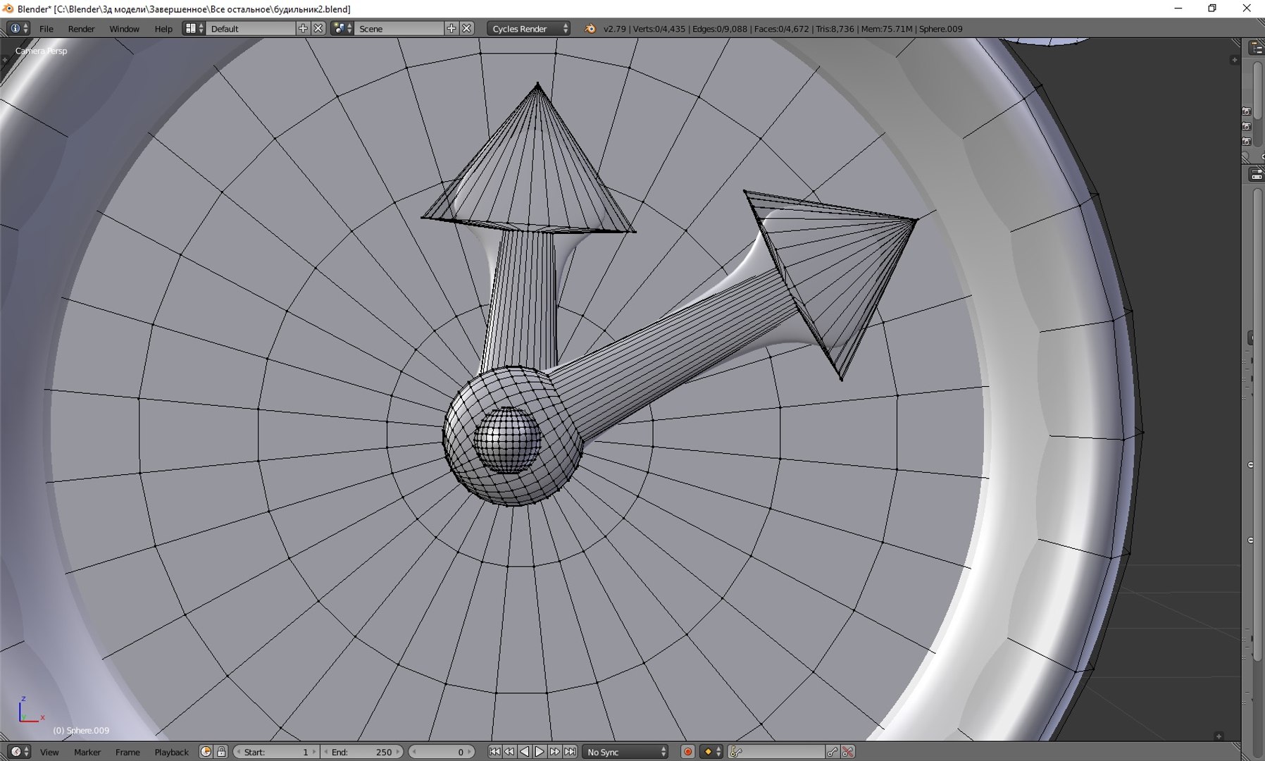 3D Clock Blender Model - TurboSquid 1453292