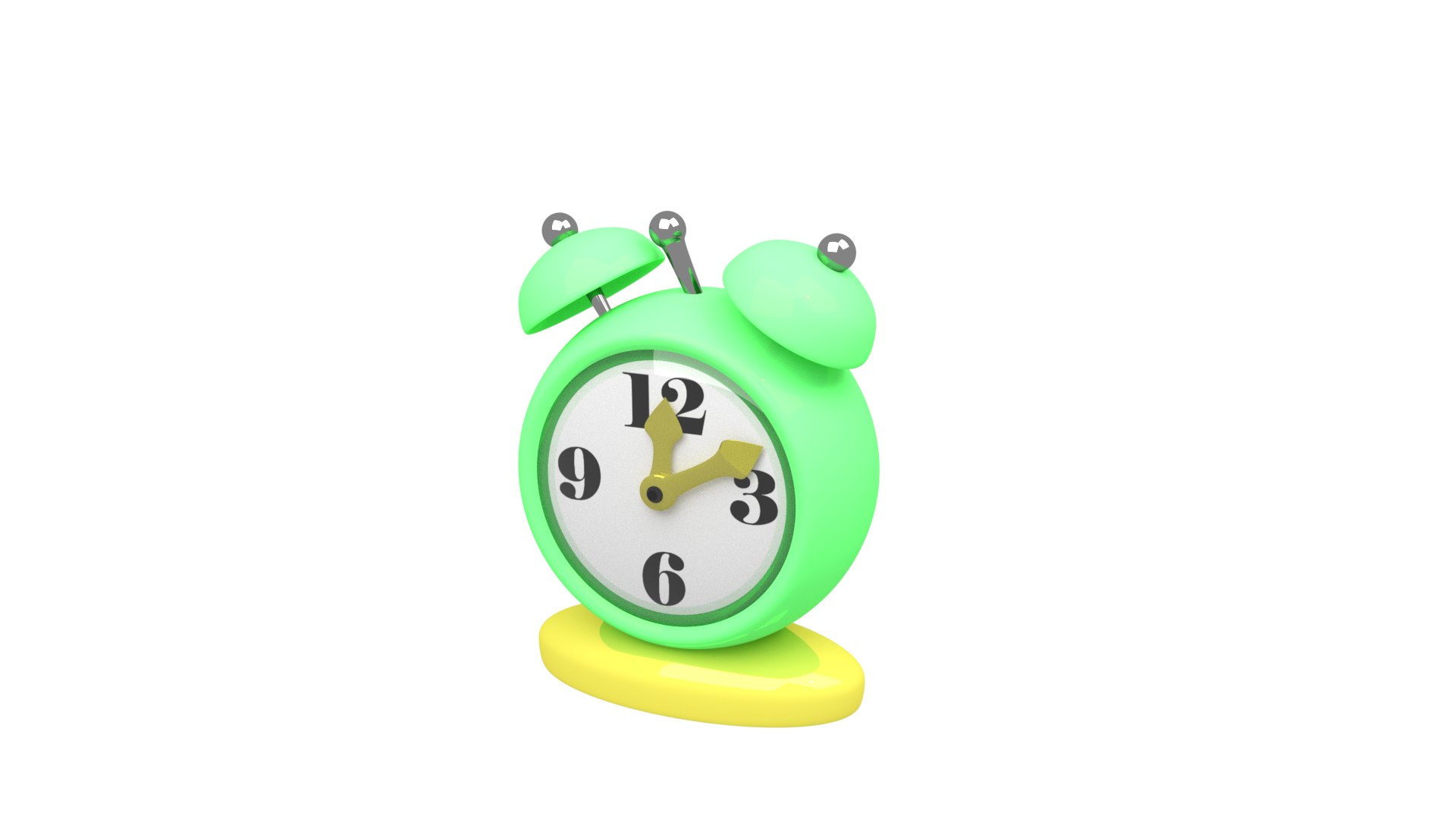 3d Clock Blender Model Turbosquid 1453292