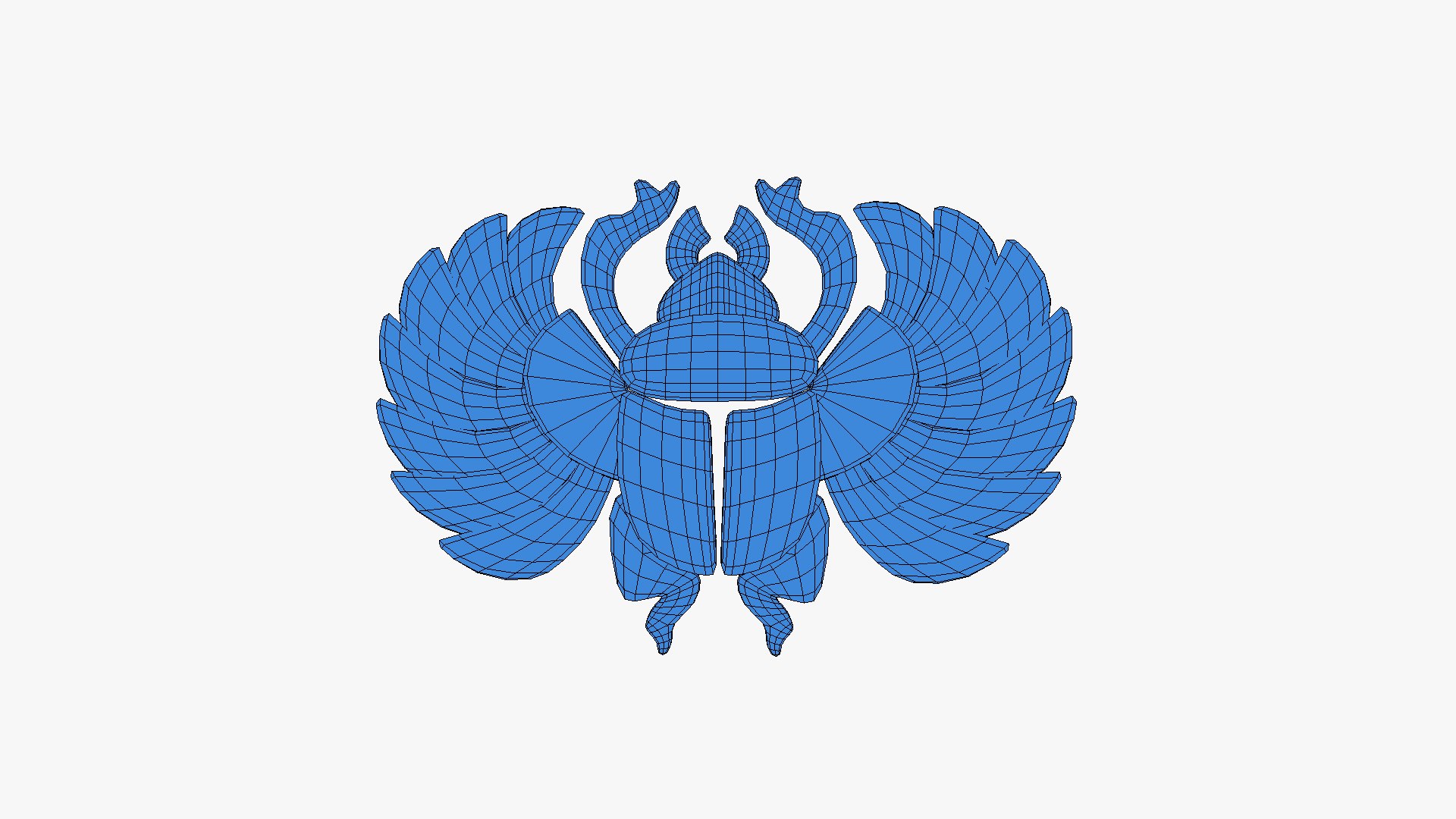 Khepri Mask A09 - Egyptian Gods Character Clothing 3D Model ...