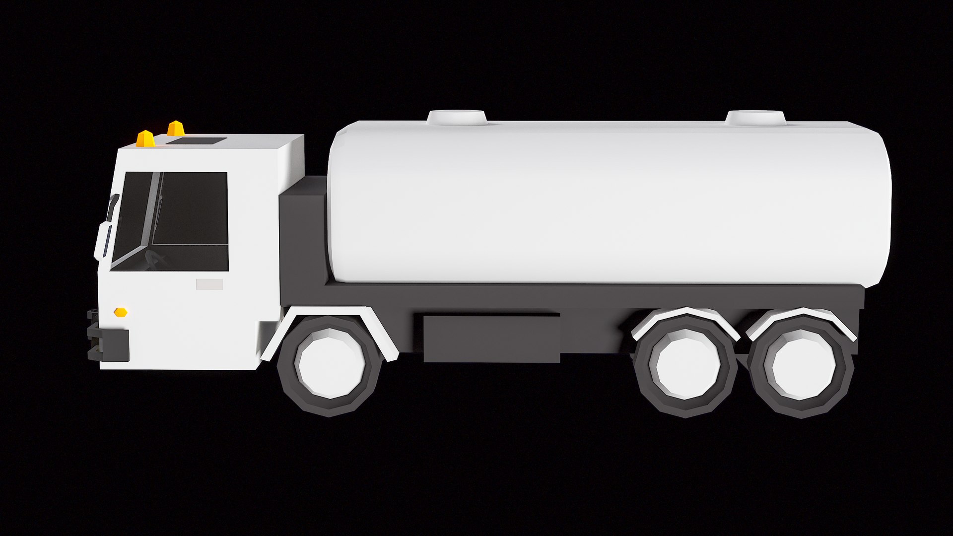 3D Cartoon Airport Refueling Vehicle 04 PBR - TurboSquid 2152796