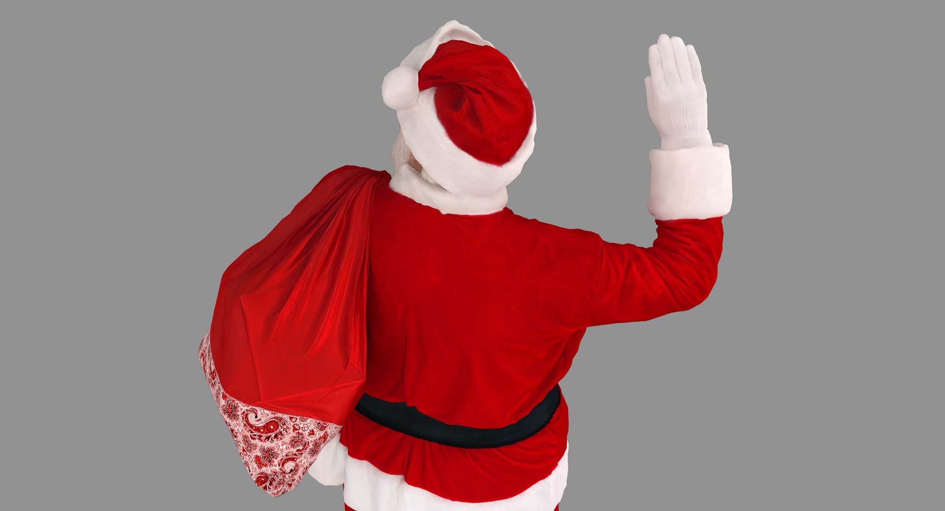 Santa Claus Greeting People Human 3d Max