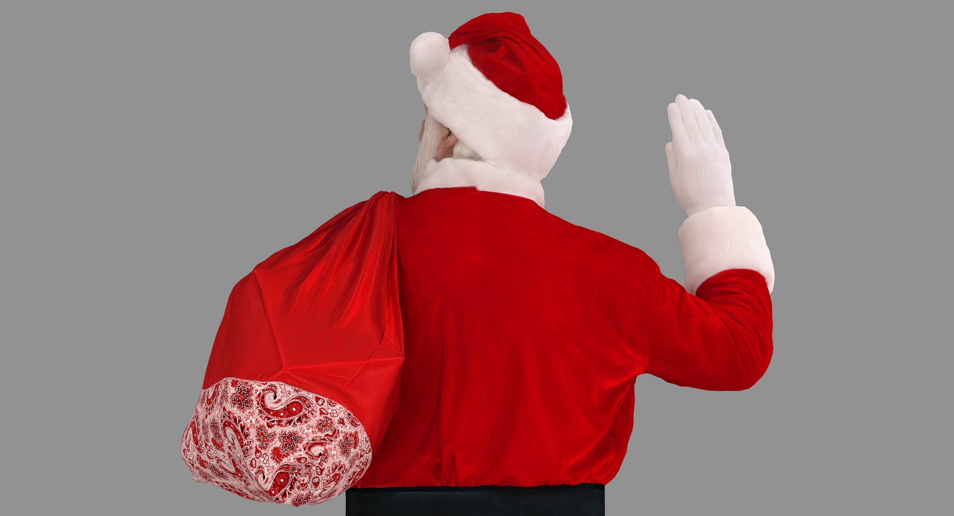 Santa Claus Greeting People Human 3d Max