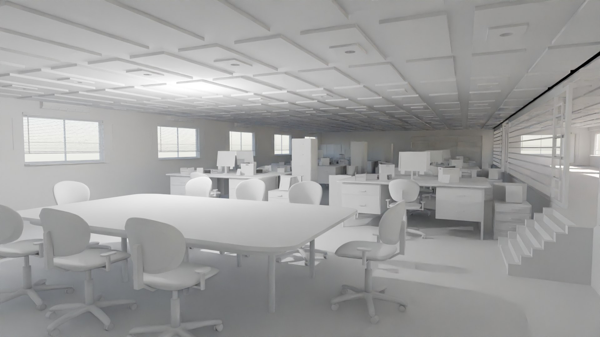 Police Station interior model - TurboSquid 2158053