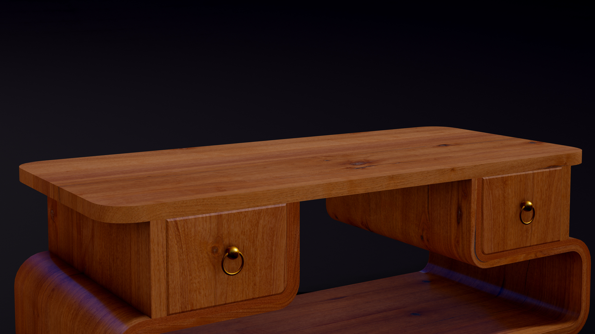 3D Wooden Coffee Table With Chair - TurboSquid 1905707