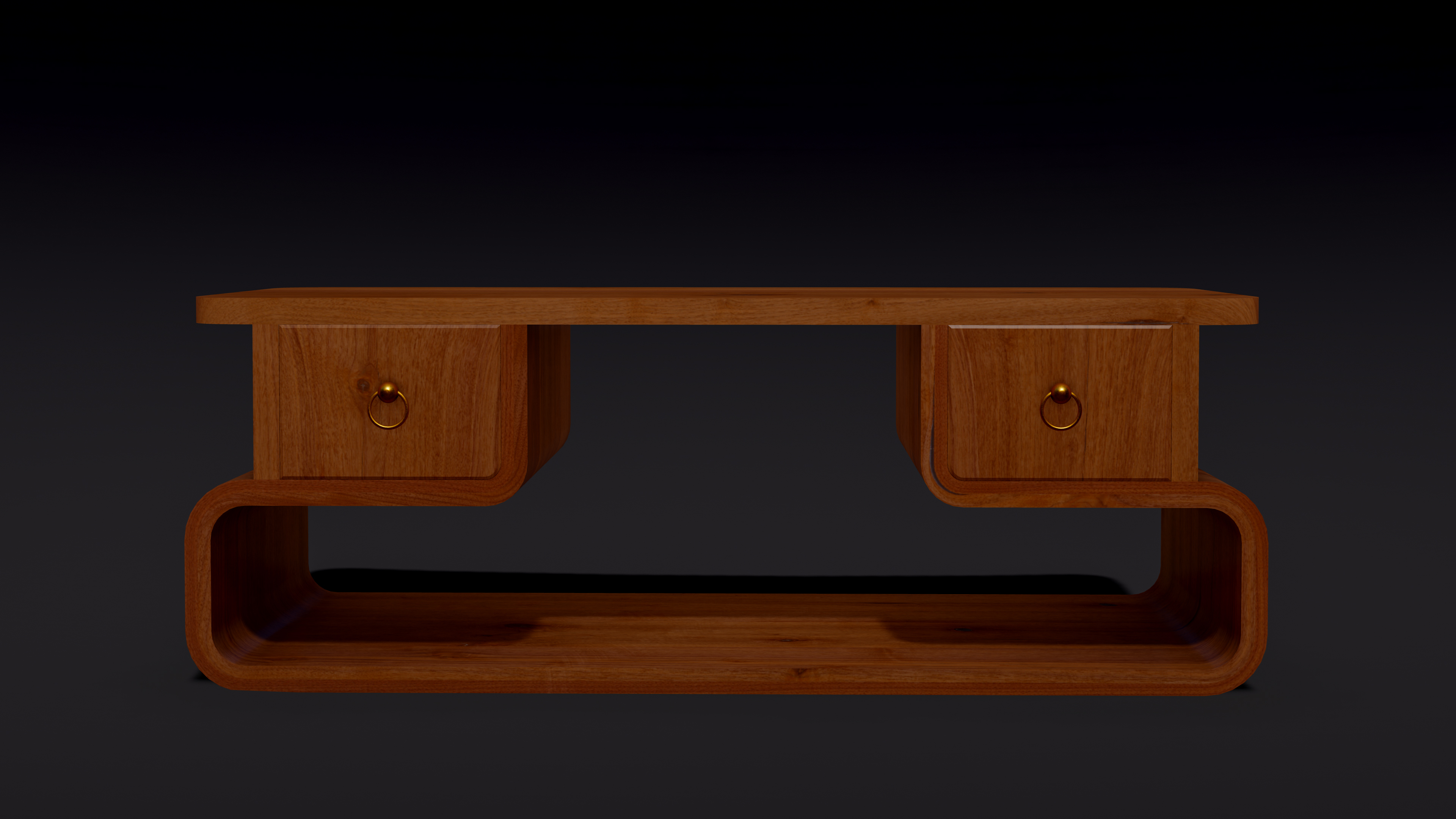 3D Wooden Coffee Table With Chair - TurboSquid 1905707