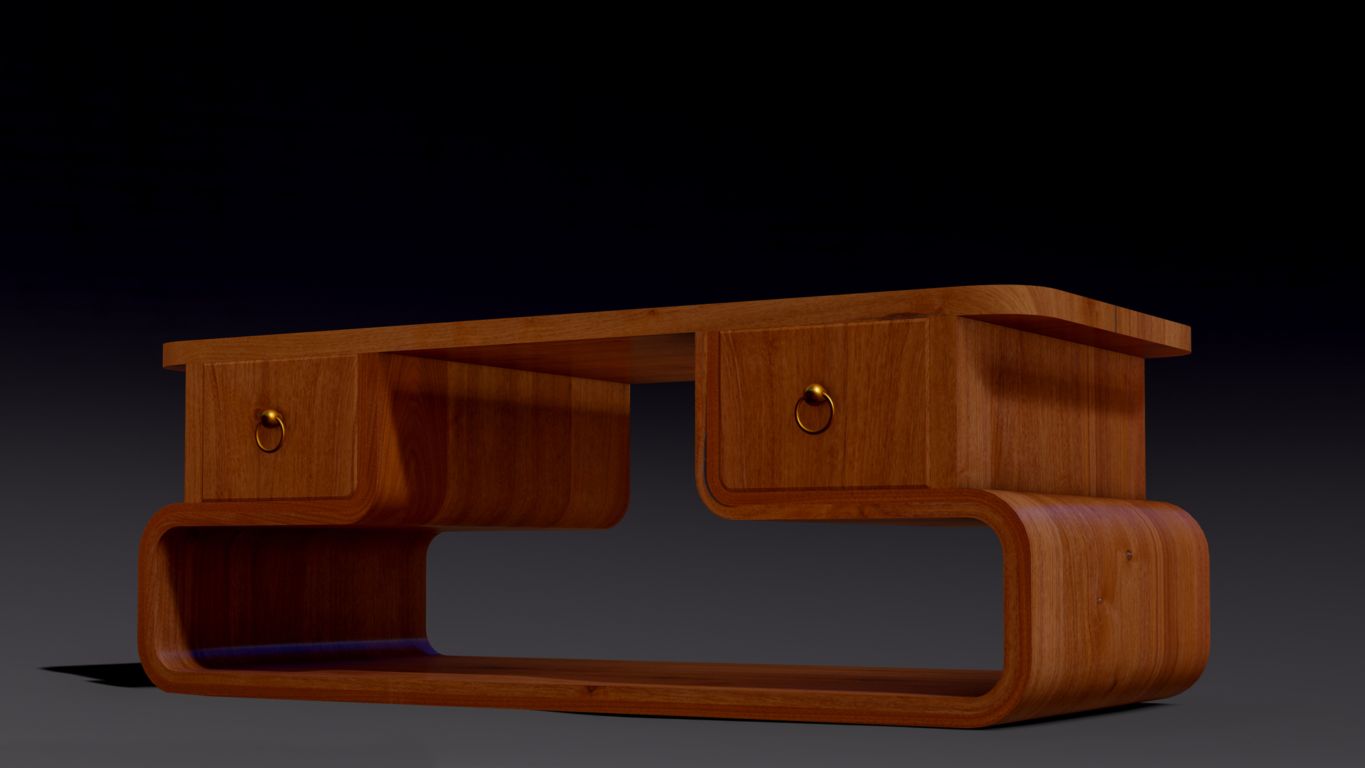3D Wooden Coffee Table With Chair - TurboSquid 1905707