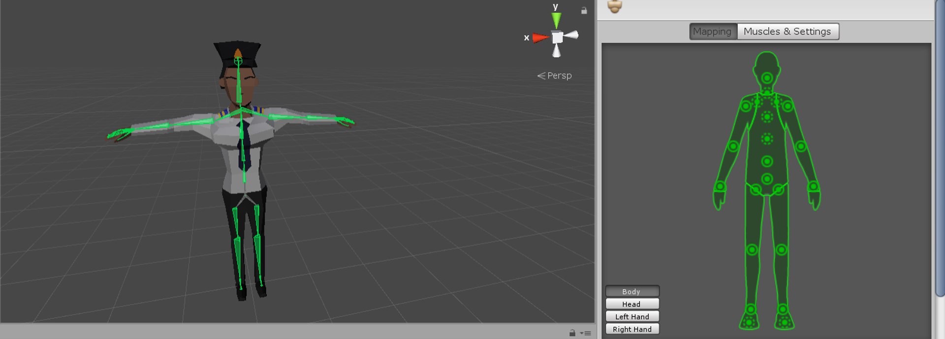 Pilot Woman Rigged Unity 3D Model - TurboSquid 1567333