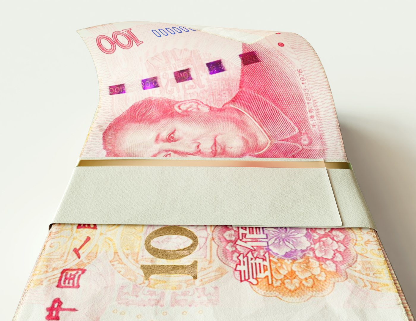 3D model Cash Bundle Chinese Yuan - TurboSquid 2147664