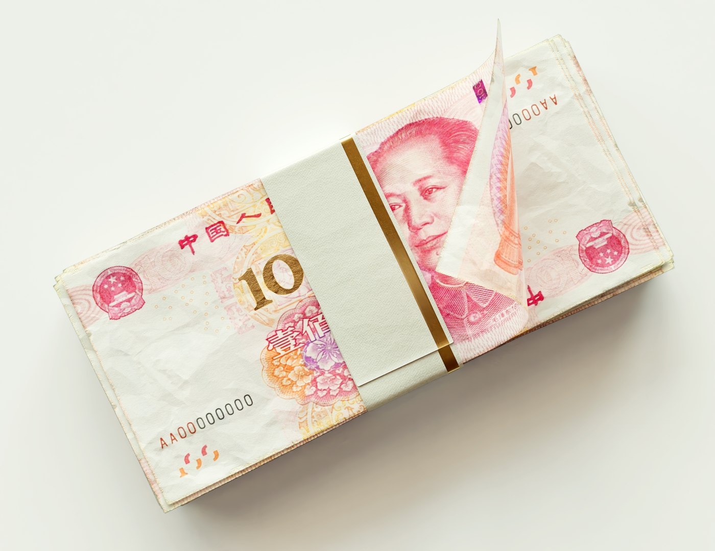 3D model Cash Bundle Chinese Yuan - TurboSquid 2147664