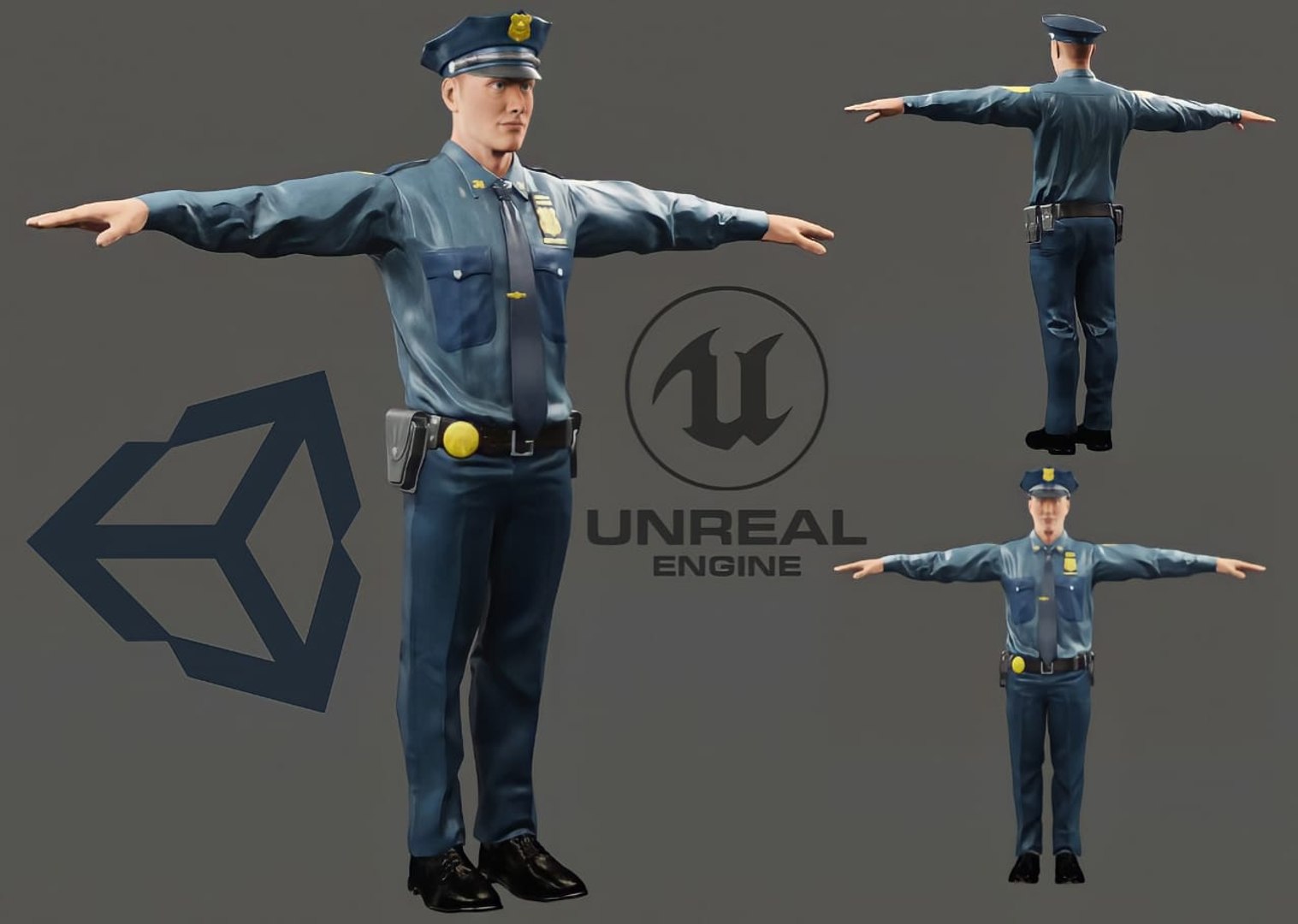 Police 3D model - TurboSquid 1782668