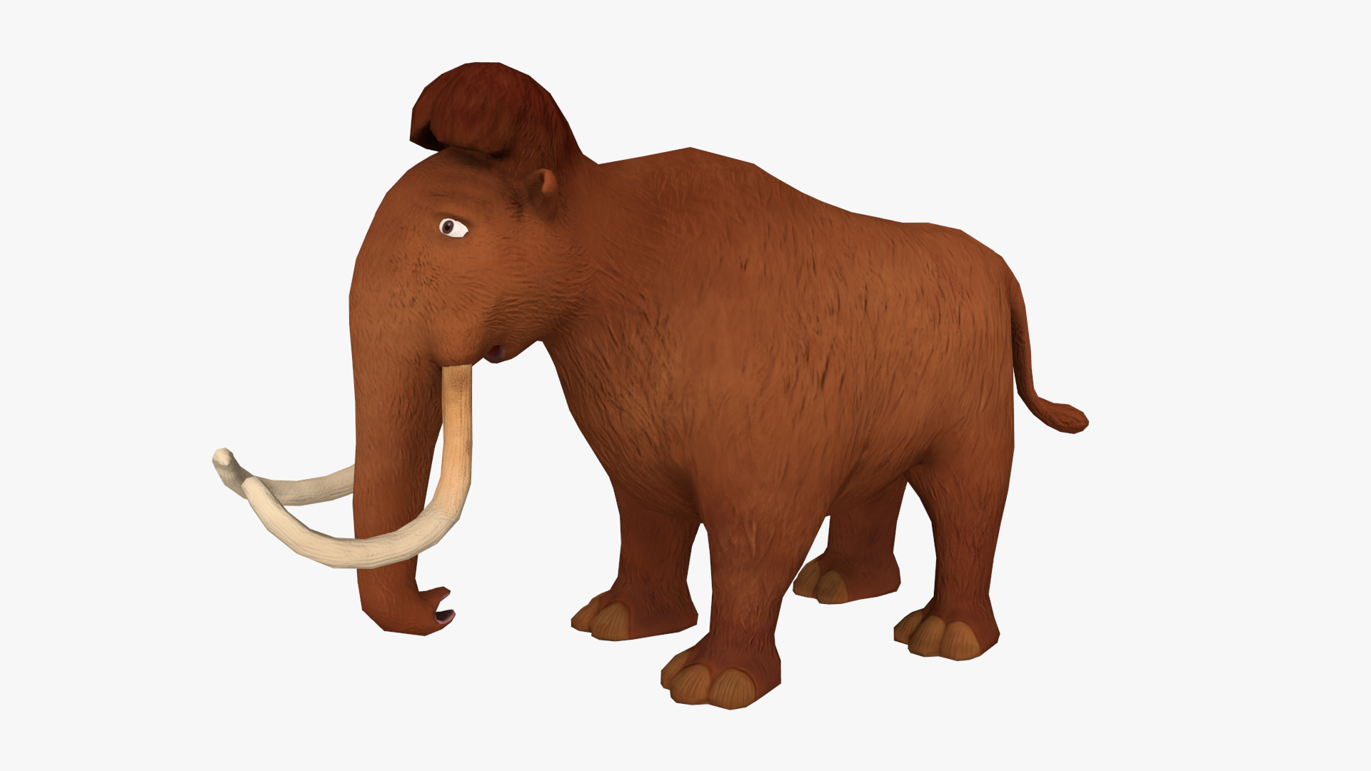 3D Model Cartoon Mammoth | 1148083 | TurboSquid