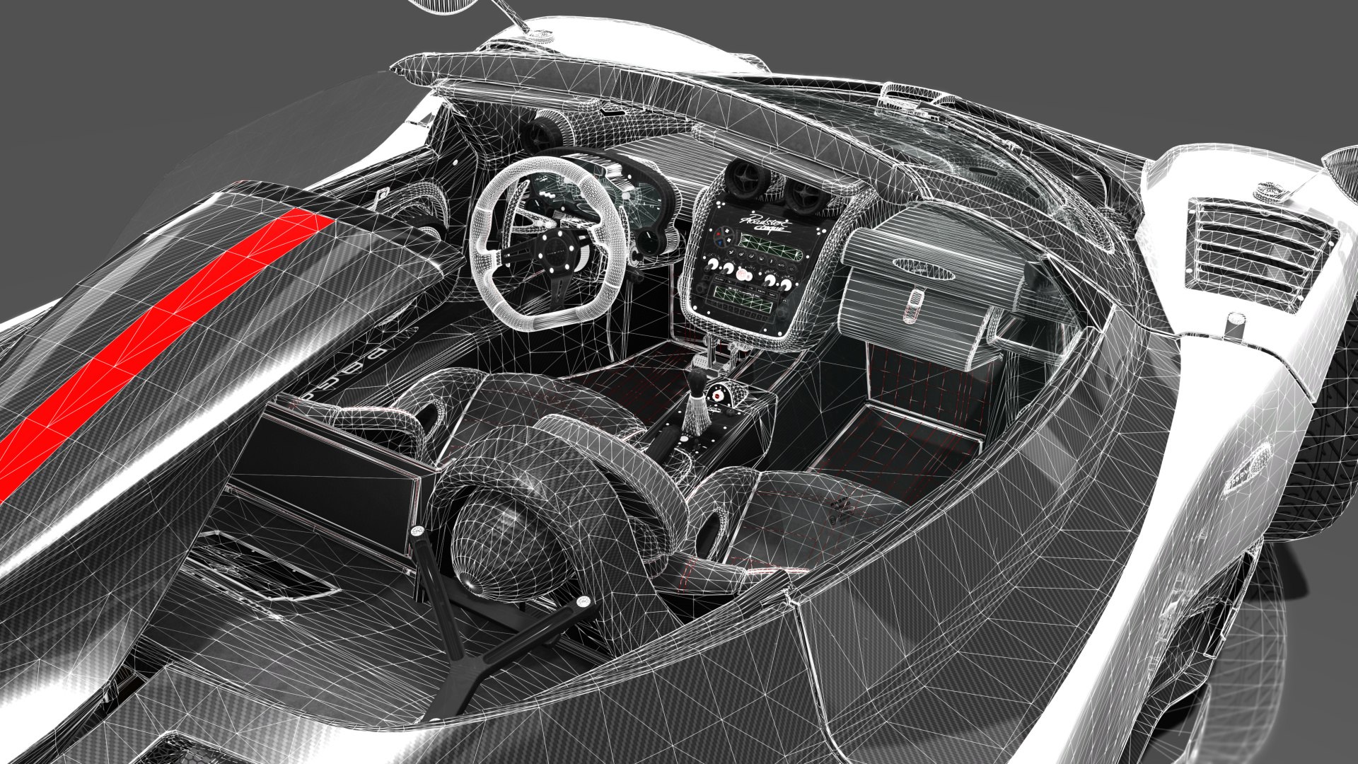 3D Pagani Zonda Cinque Roadster - TurboSquid 2142309