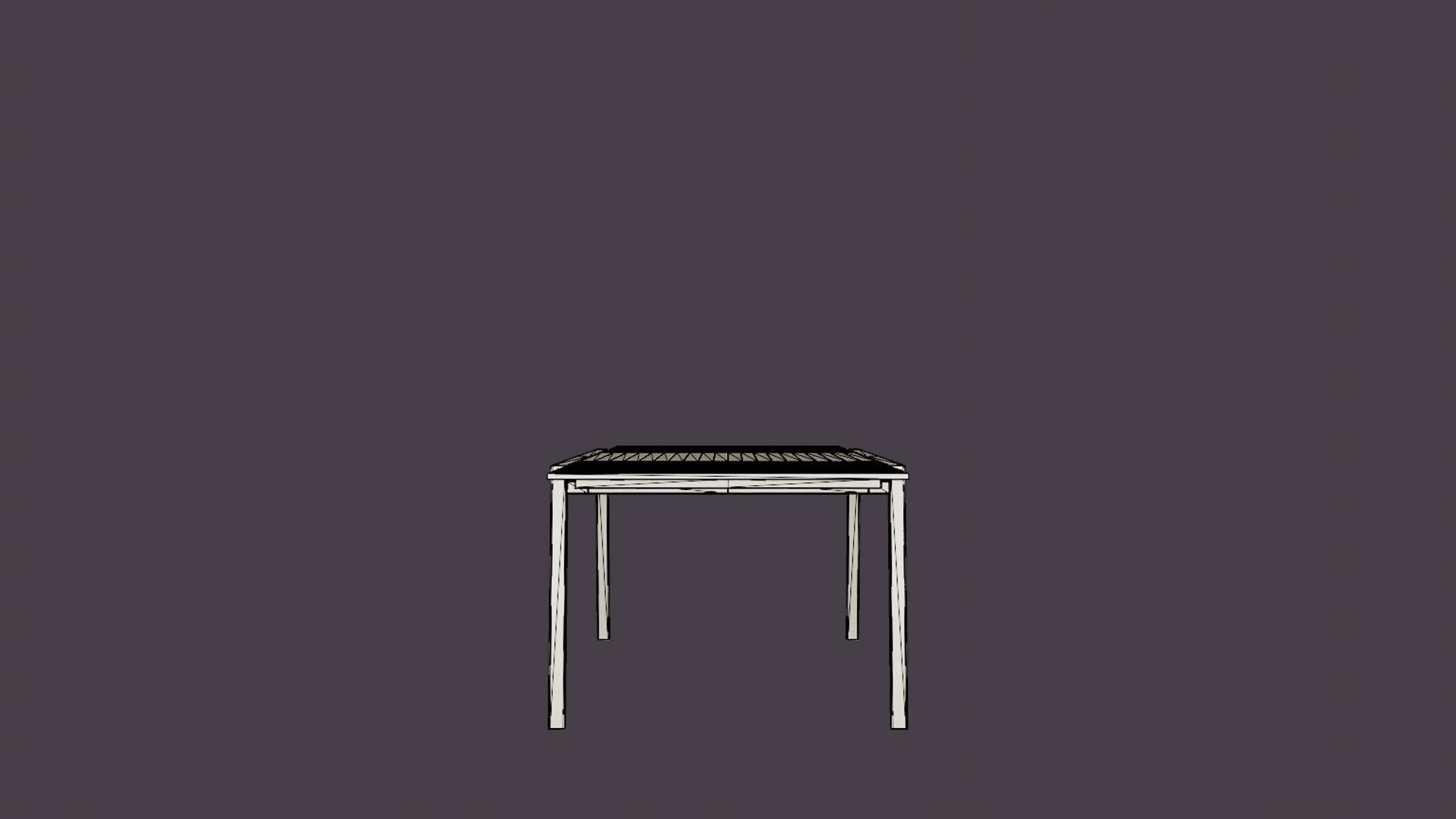 Naos Dining Table 3D - TurboSquid 2240286