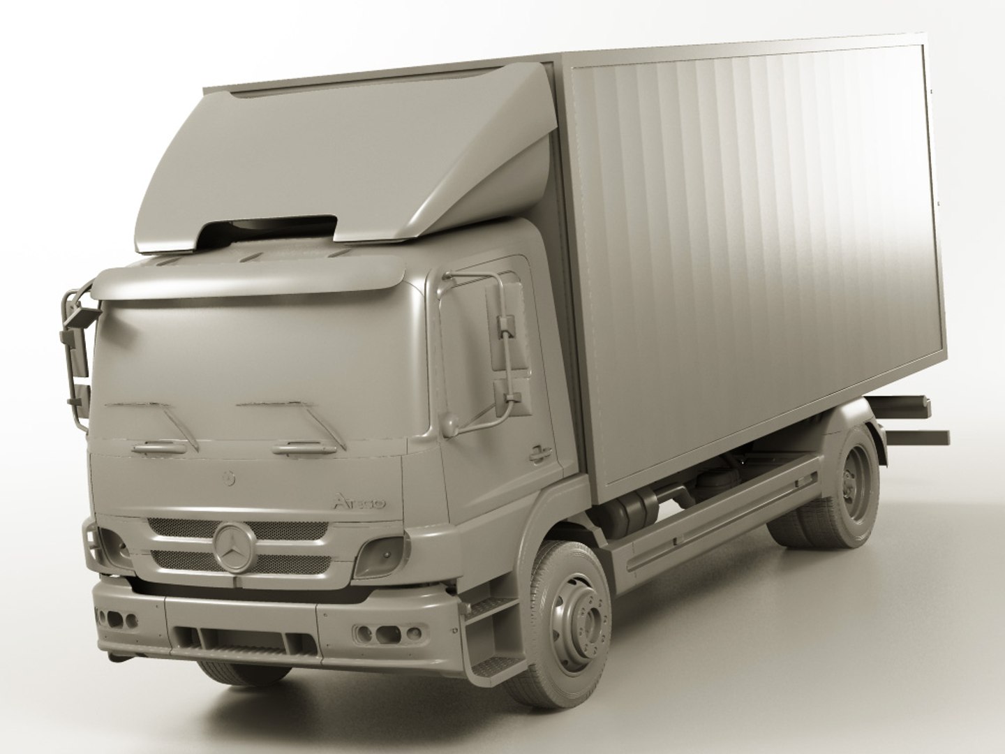 3d Mercedes Atego Model