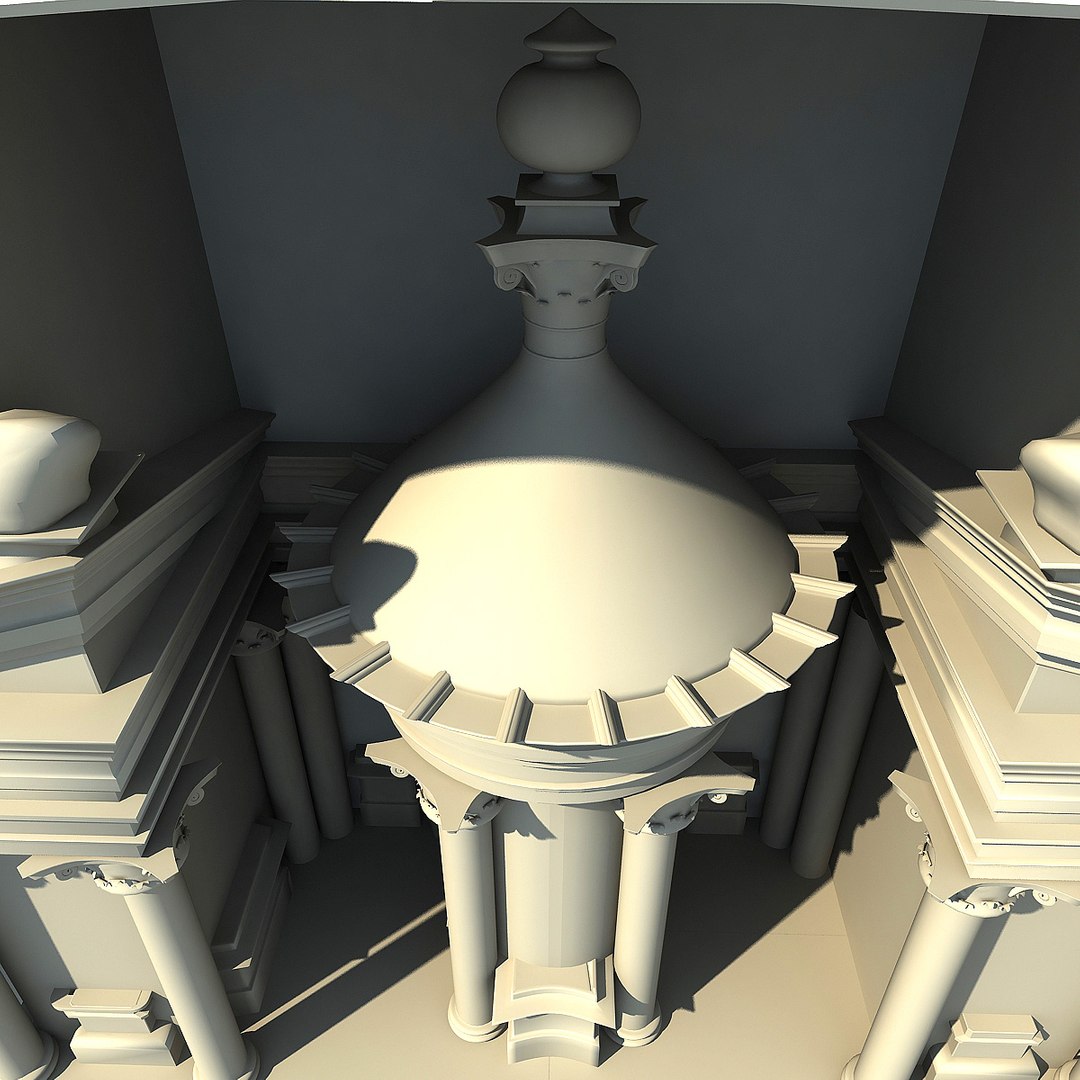 Petra City Stone 3d Model
