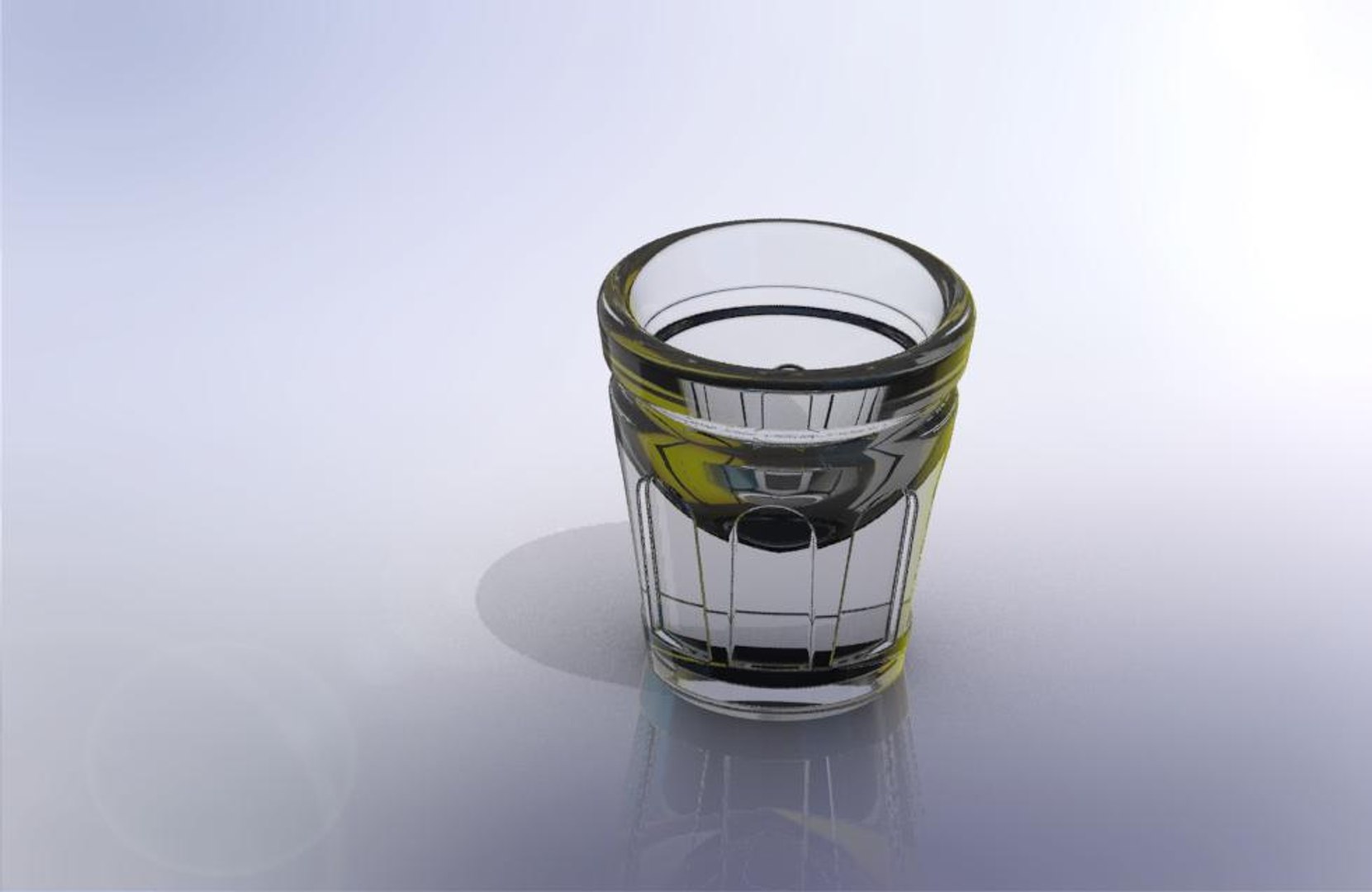 3ds max shot glass