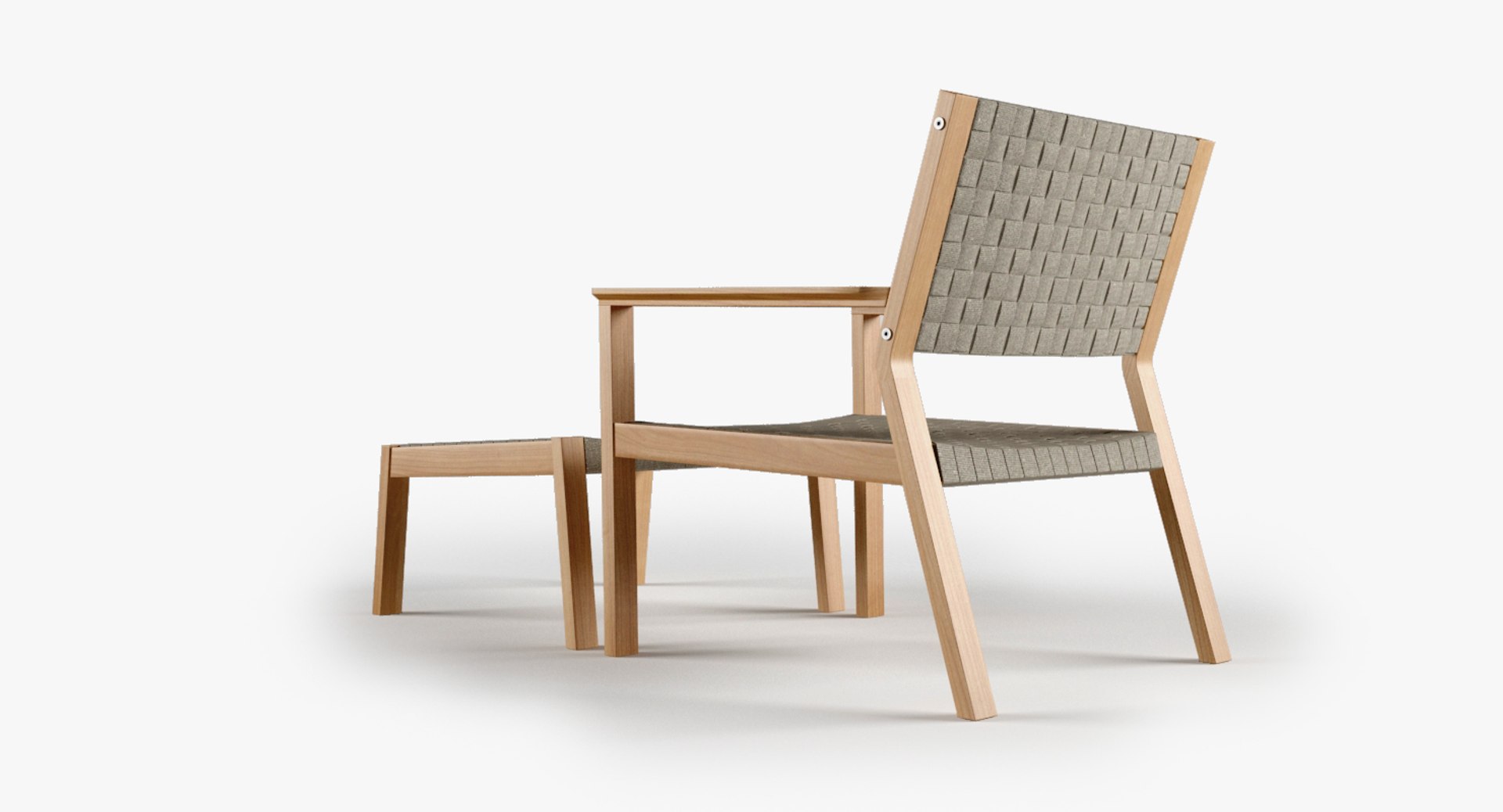 3d Model 2 Maze Lounge Chair