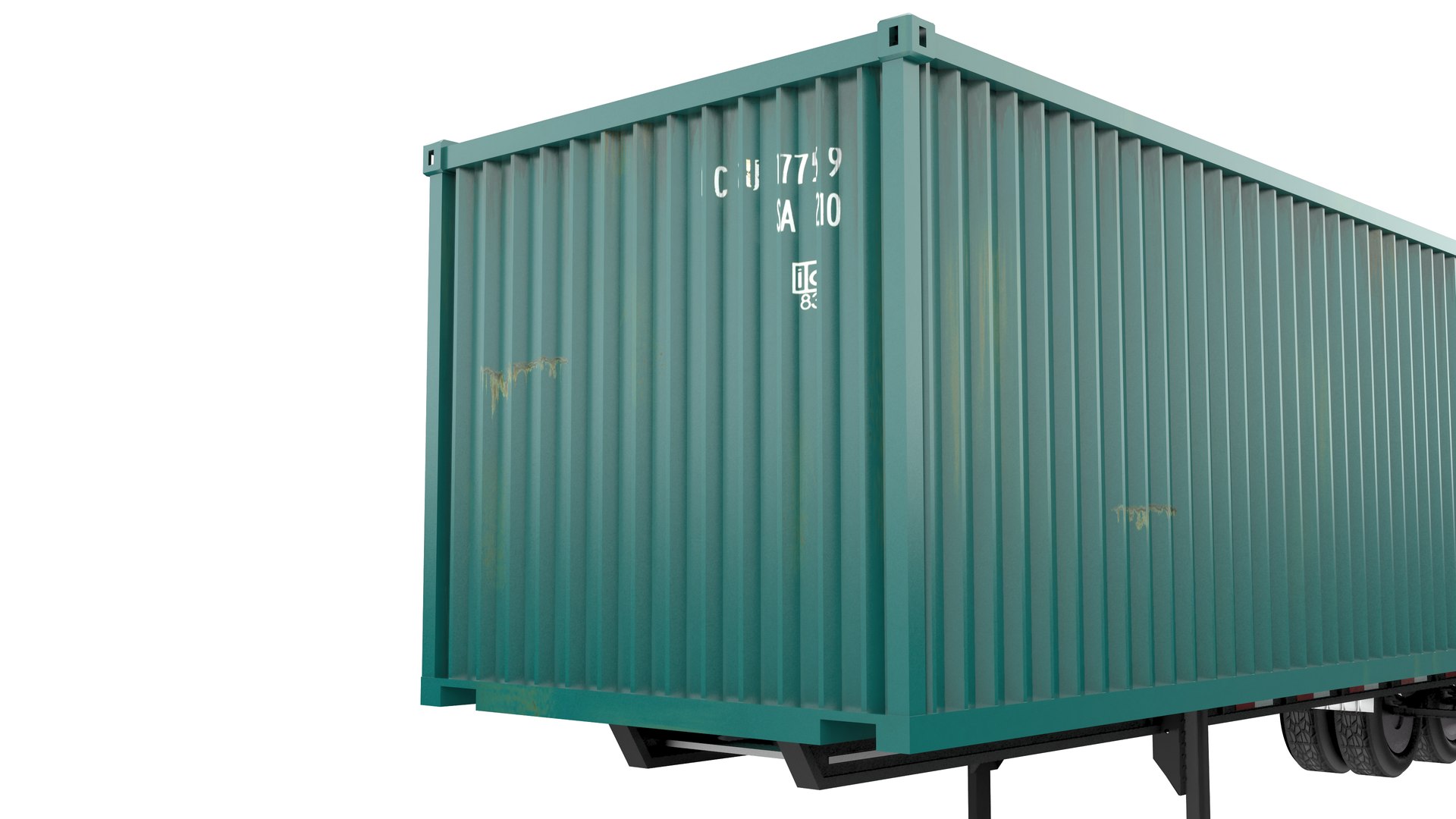 EU Container Trailer Model - TurboSquid 1721006