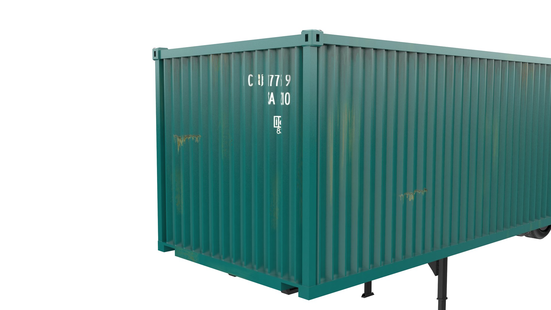 EU Container Trailer Model - TurboSquid 1721006