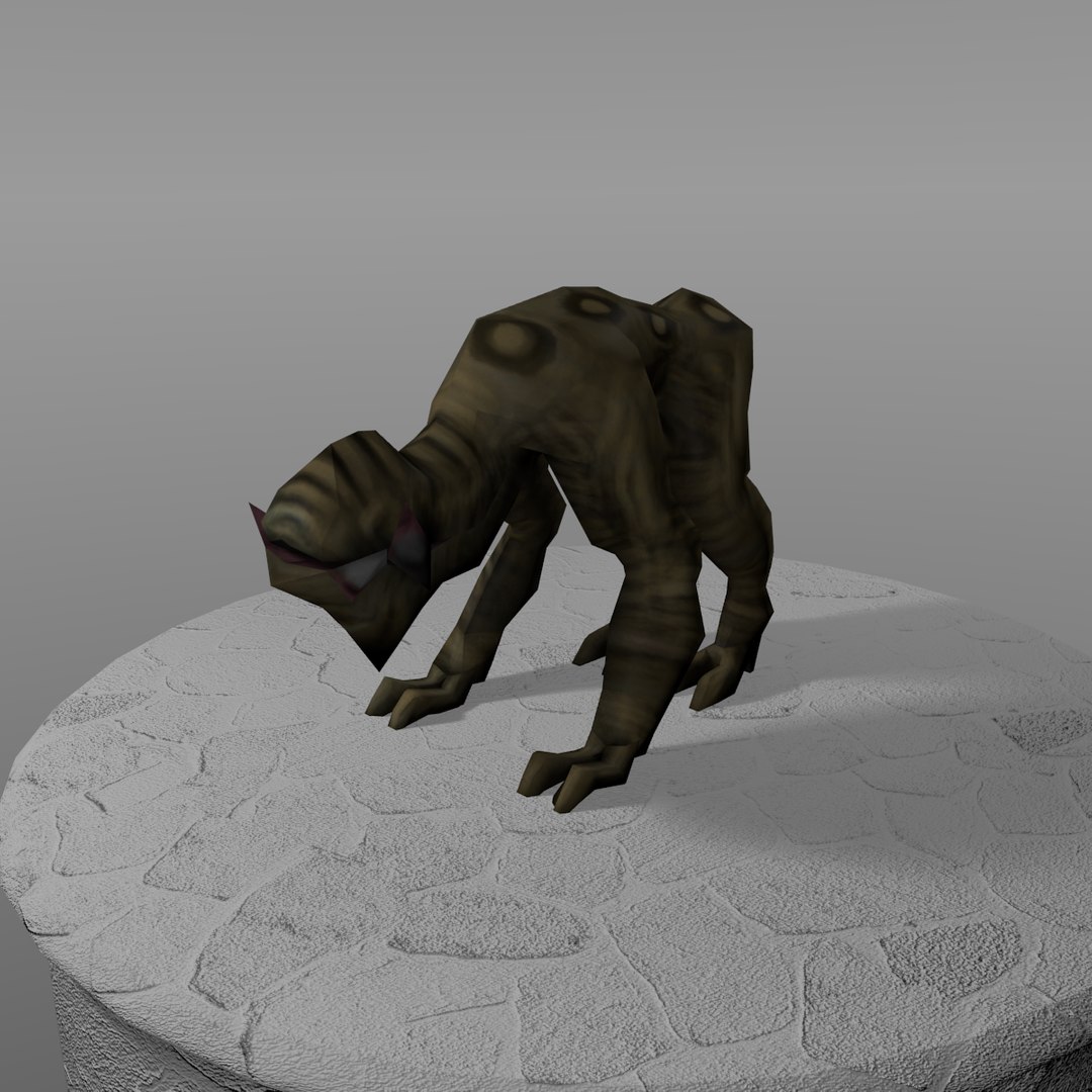 Creature Howler 3d Model