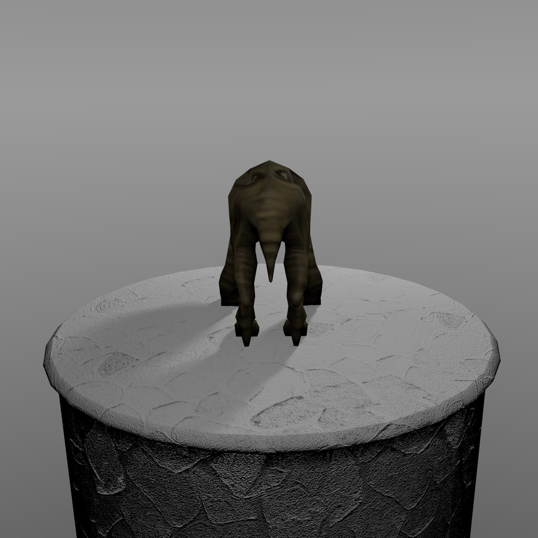 Creature Howler 3d Model