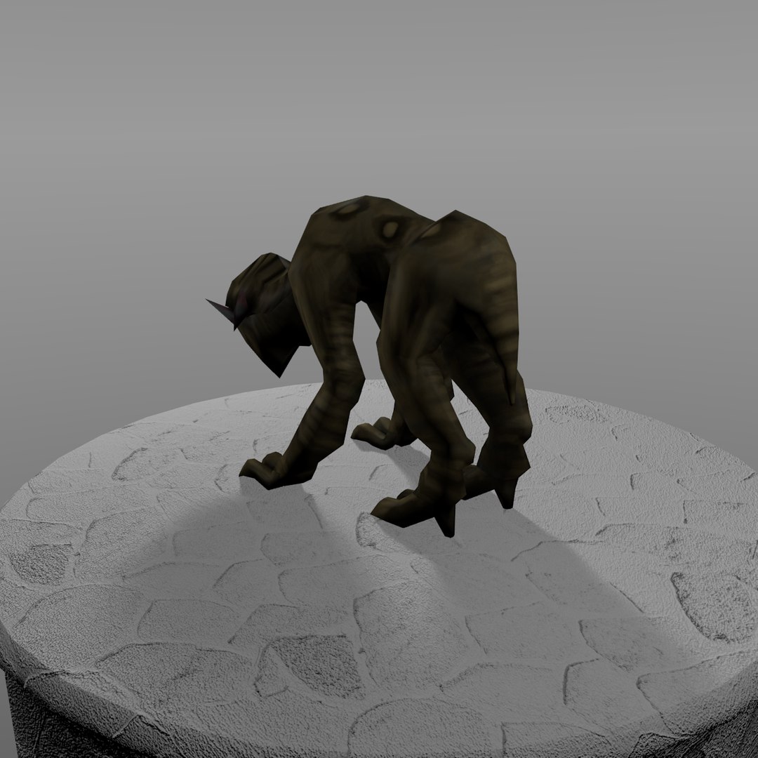 Creature Howler 3d Model