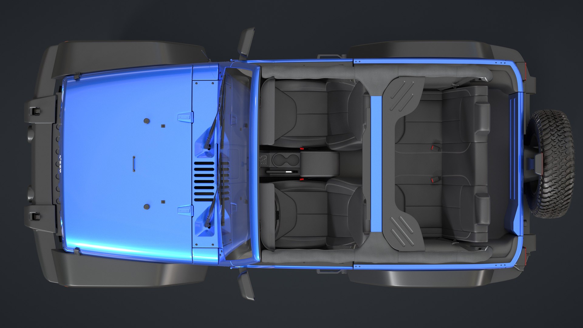 Jeep Wrangler JK 3D model - TurboSquid 2082541