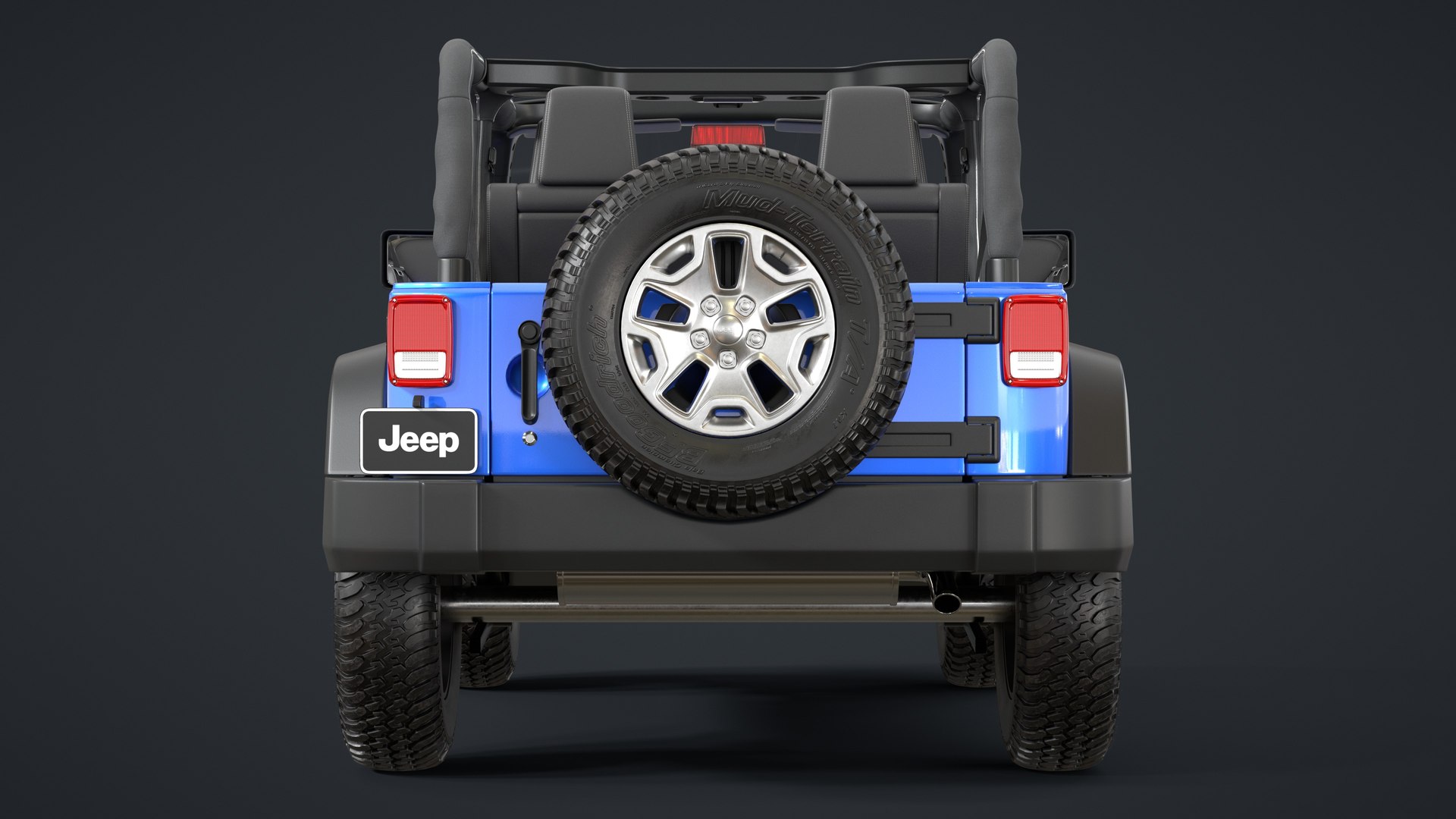 Jeep Wrangler JK 3D model - TurboSquid 2082541