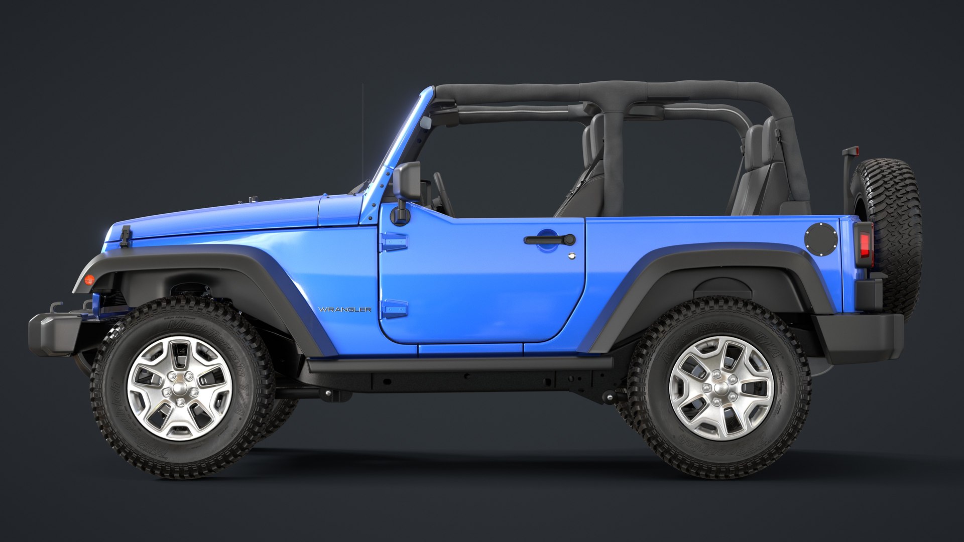Jeep Wrangler JK 3D model - TurboSquid 2082541