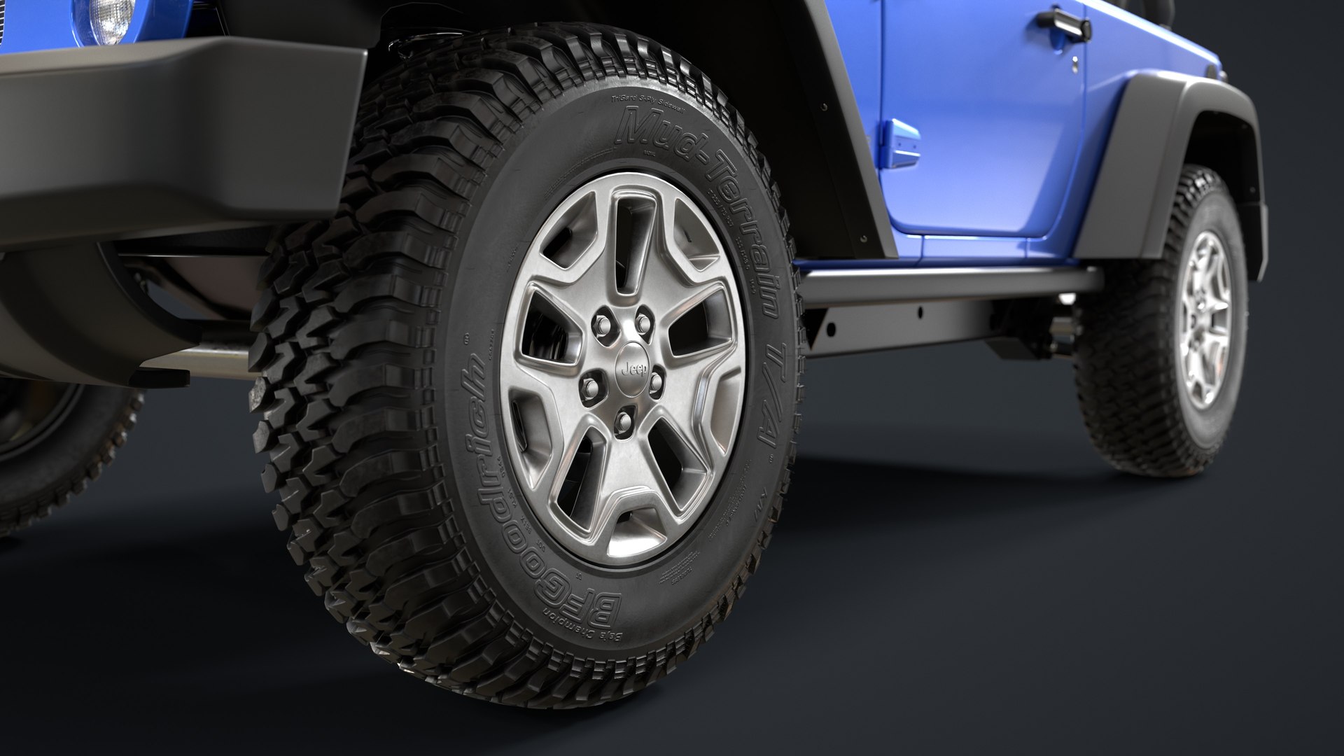 Jeep Wrangler JK 3D model - TurboSquid 2082541