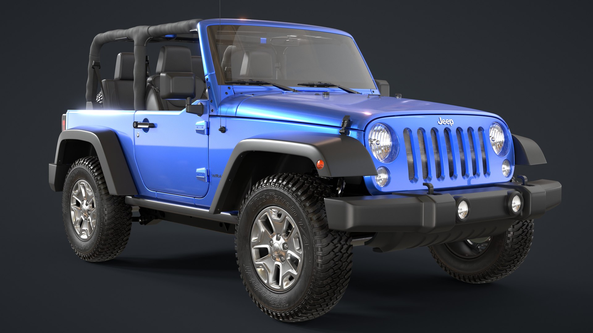 Jeep Wrangler JK 3D Model - TurboSquid 2082541
