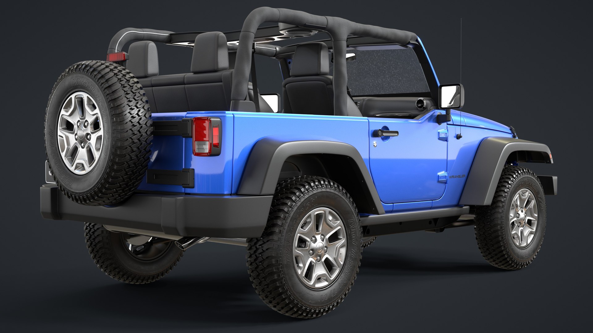 Jeep Wrangler JK 3D Model - TurboSquid 2082541