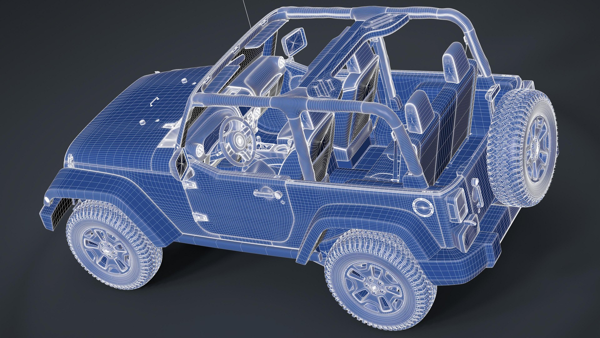 Jeep Wrangler JK 3D model - TurboSquid 2082541