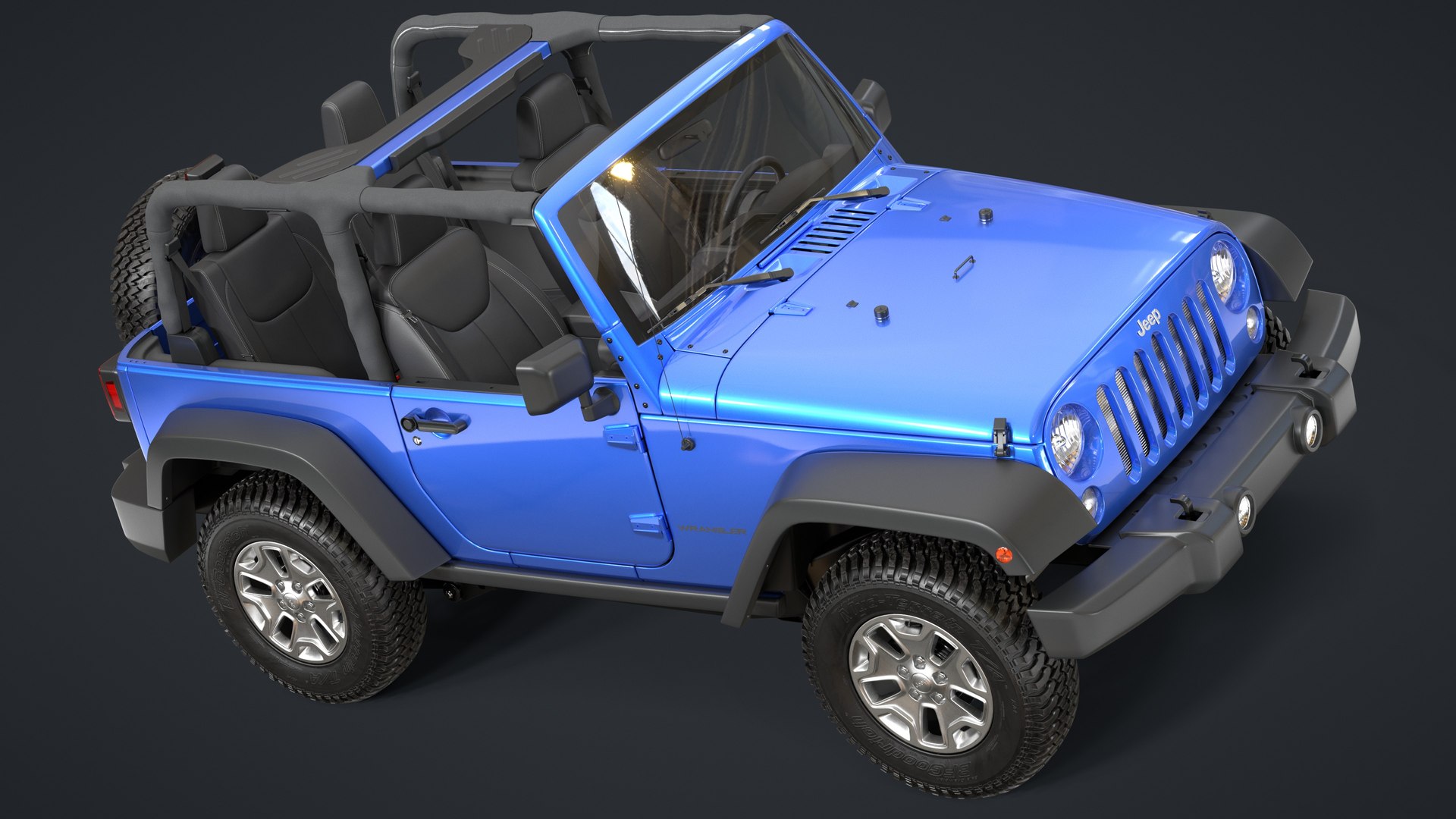 Jeep Wrangler JK 3D Model - TurboSquid 2082541