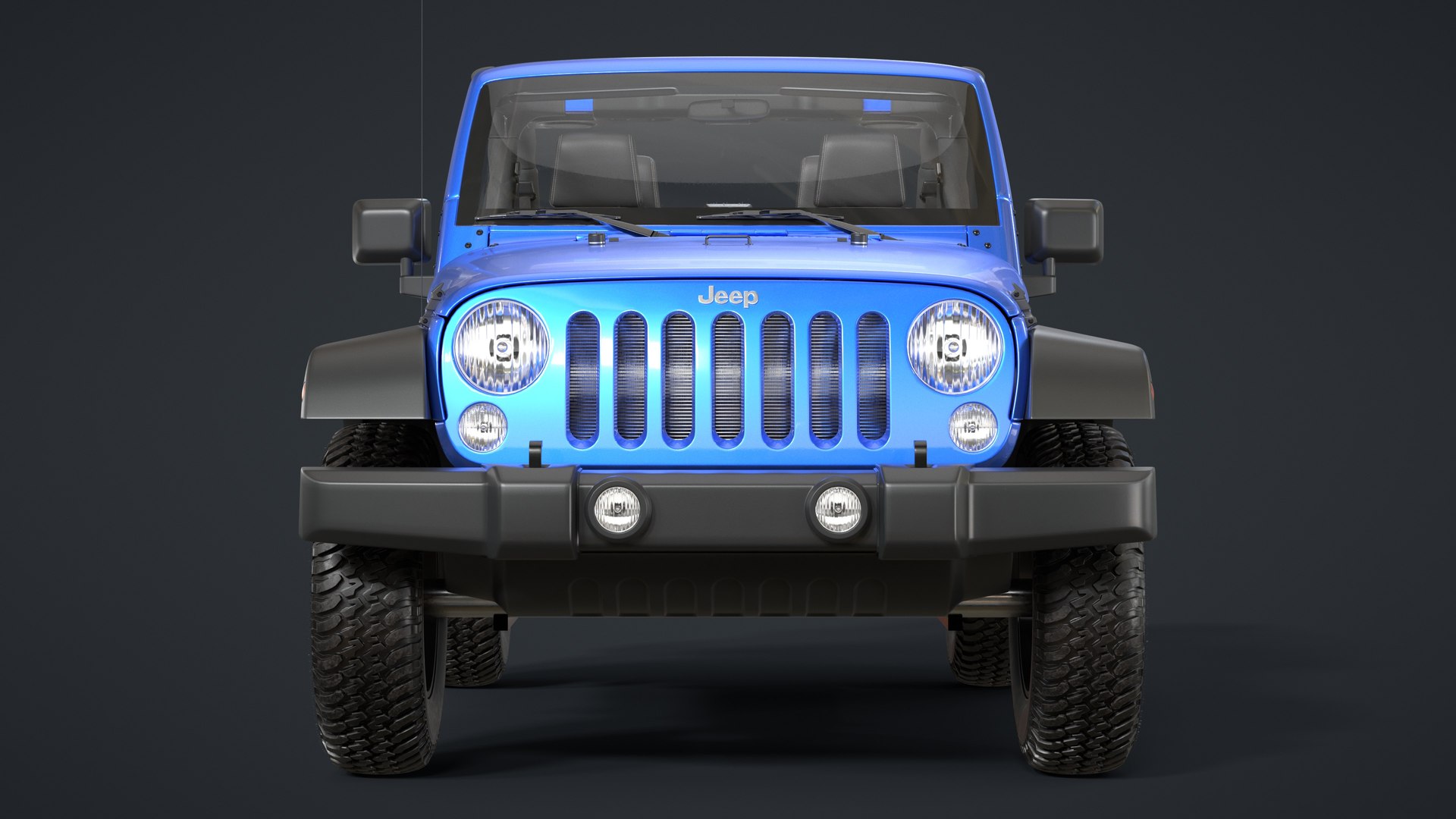 Jeep Wrangler JK 3D model - TurboSquid 2082541