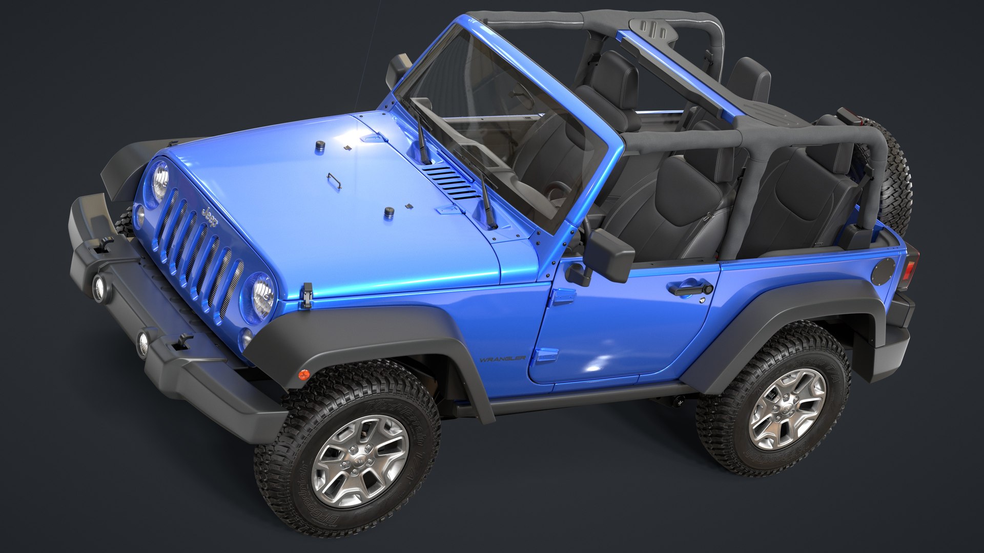 Jeep Wrangler JK 3D Model - TurboSquid 2082541
